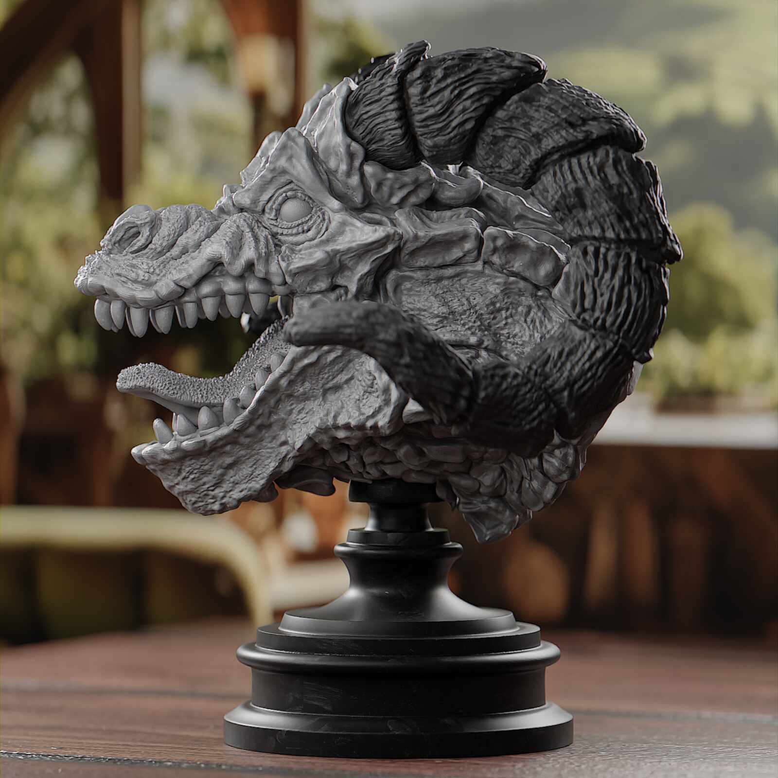 Dragon Head Trophy - ZBrushCentral