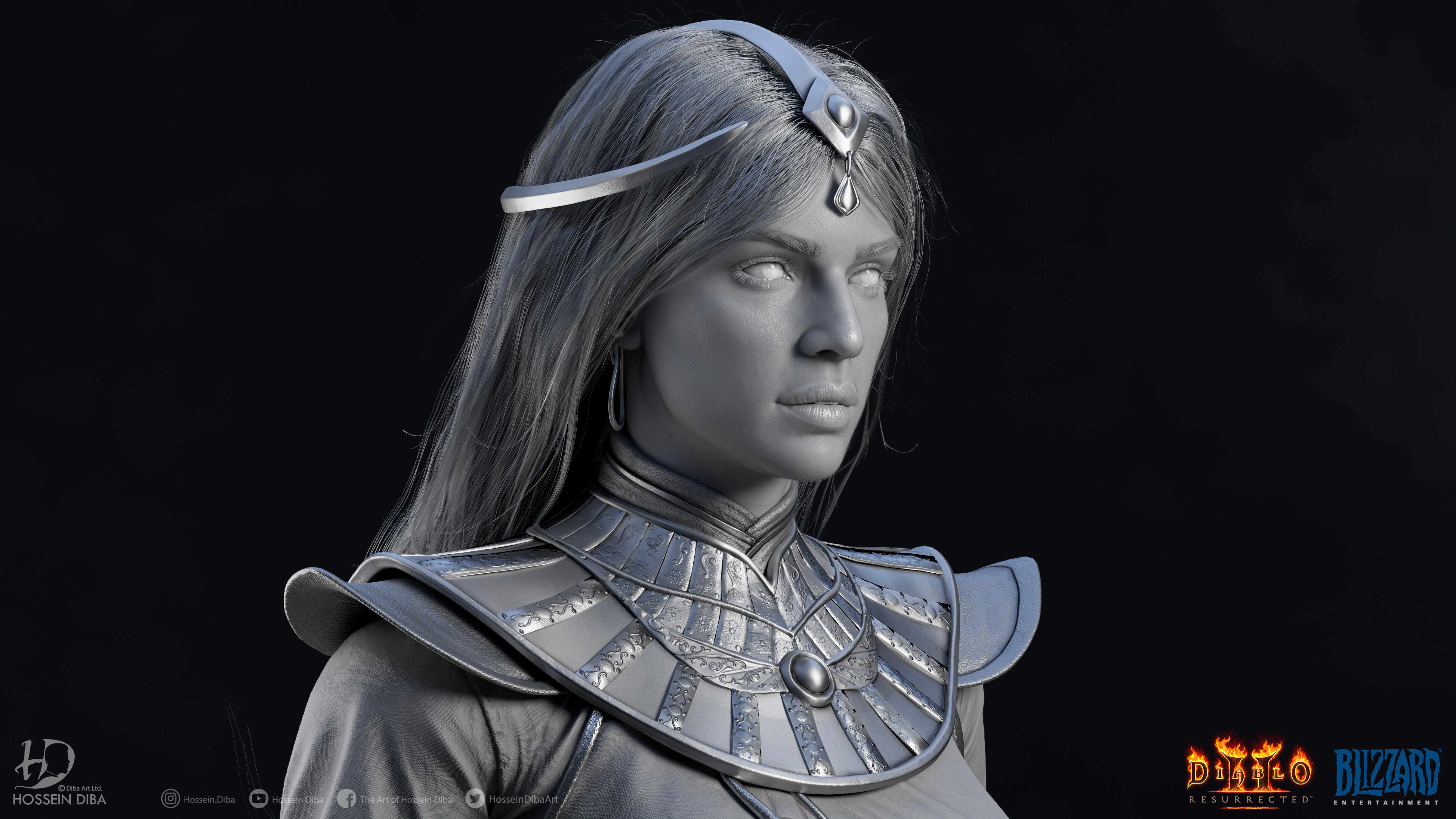 Diablo II: Resurrected Sorceress - ZBrushCentral