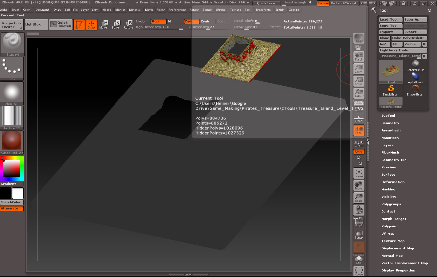 Tool turns into a "flat" display mode - ZBrushCentral