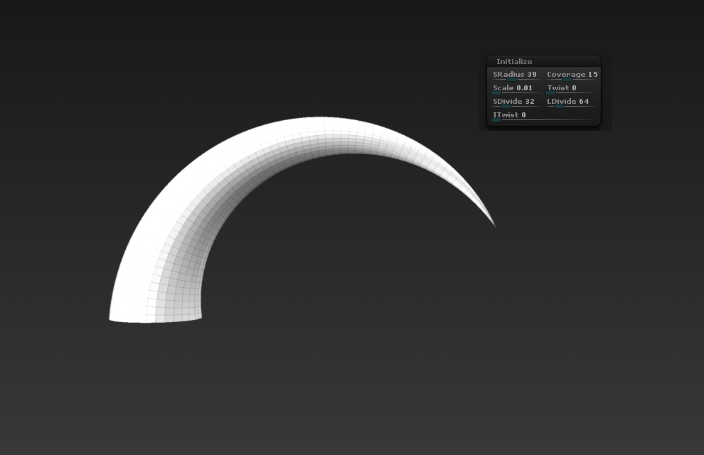 how to bend and taper a detailed column. - ZBrushCentral