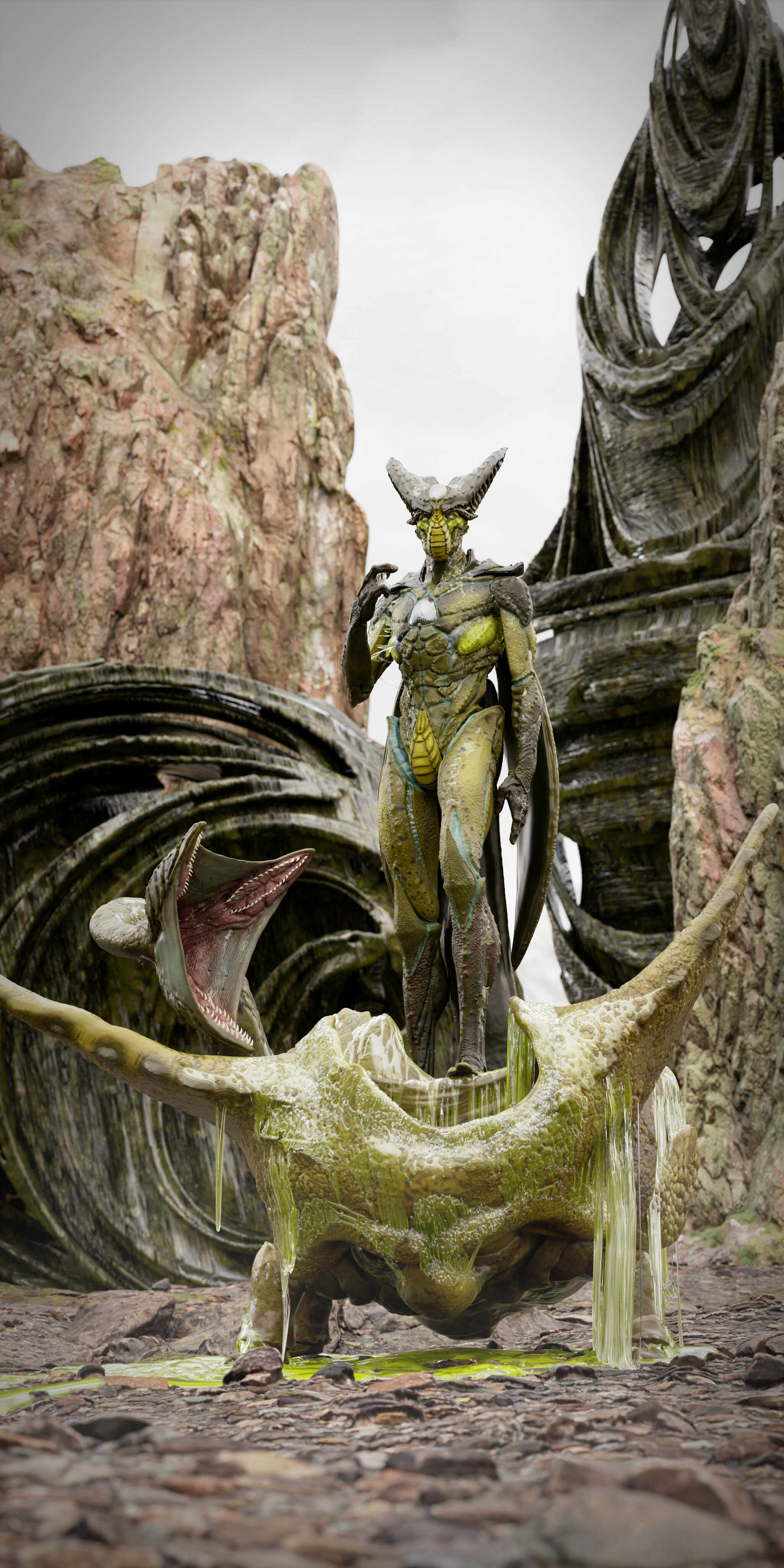 Imperfect Cell The Bio Android - ZBrushCentral