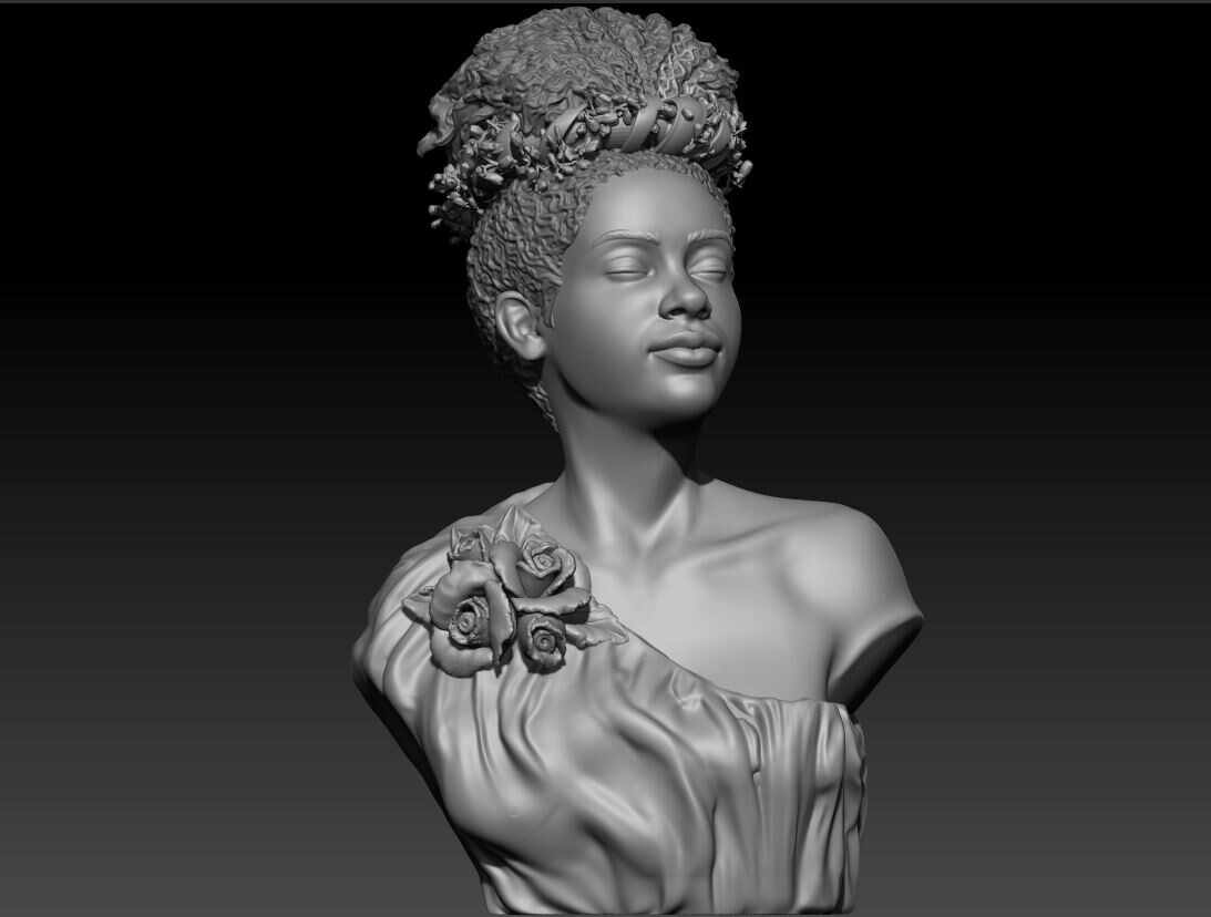 Bust B_W - ZBrushCentral