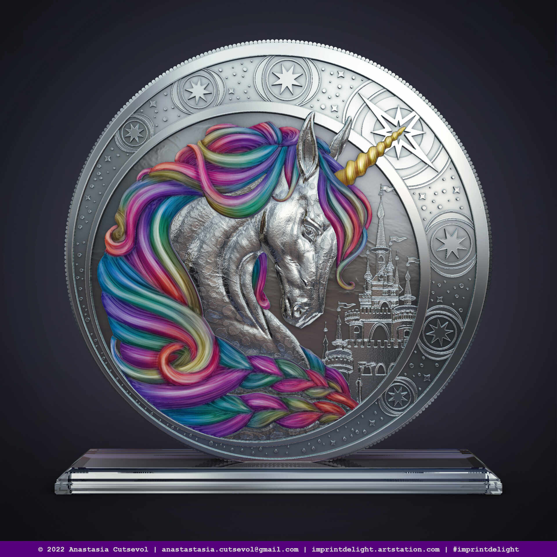 Unicorn Coin - ZBrushCentral