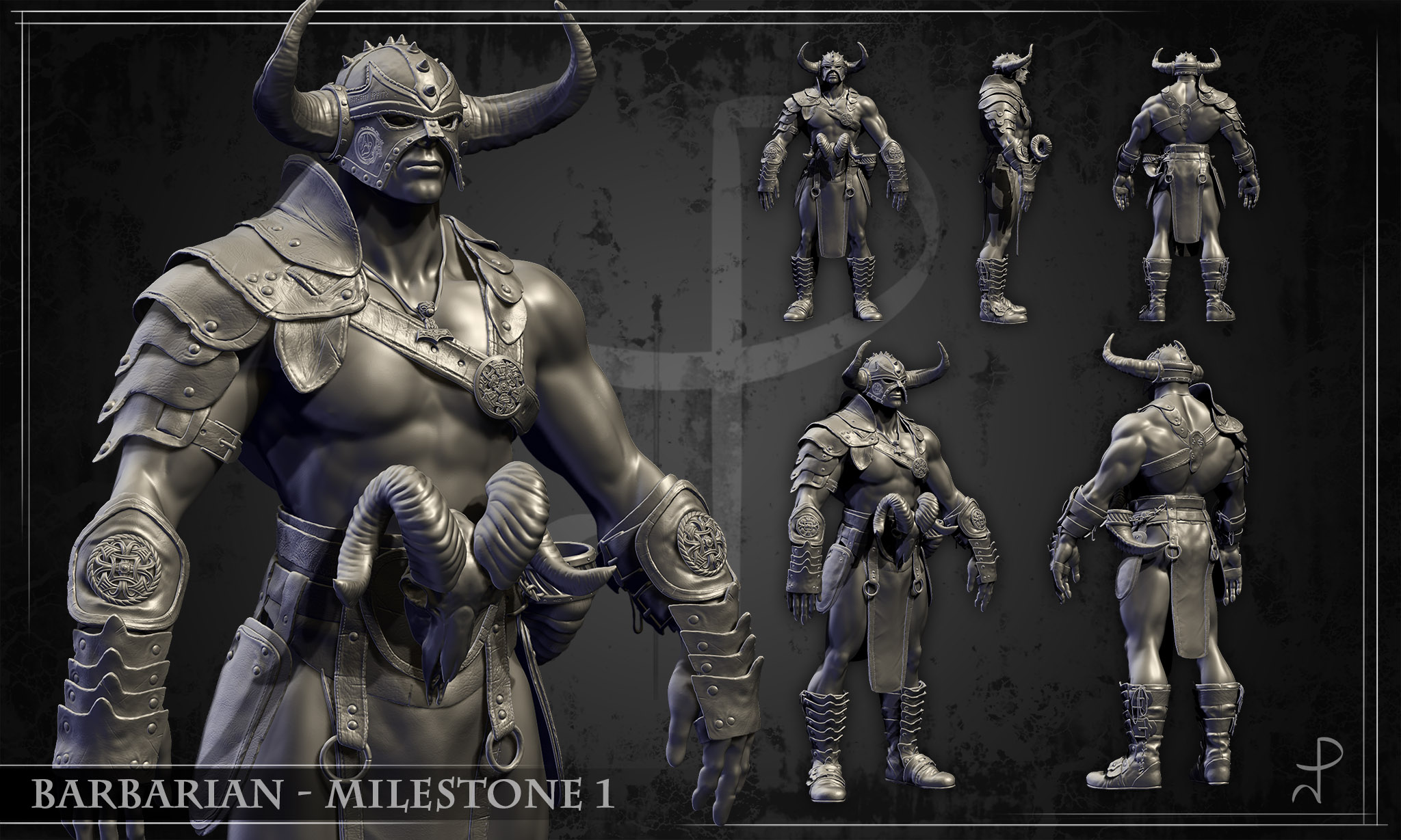 WIP - Barbarian - Student Daily Progress - ZBrushCentral