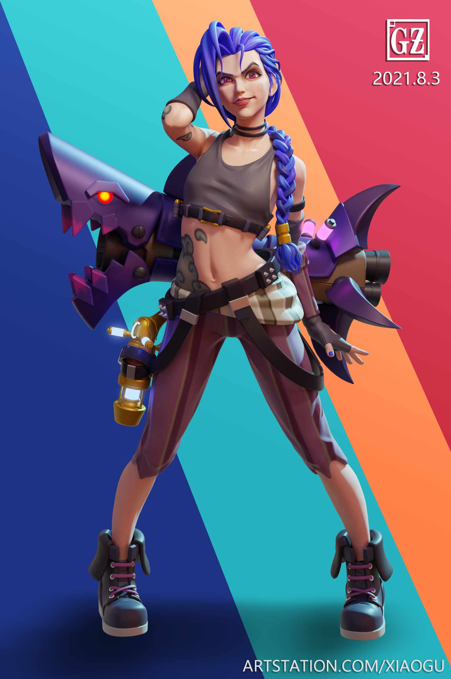 Jinx-fanart - ZBrushCentral