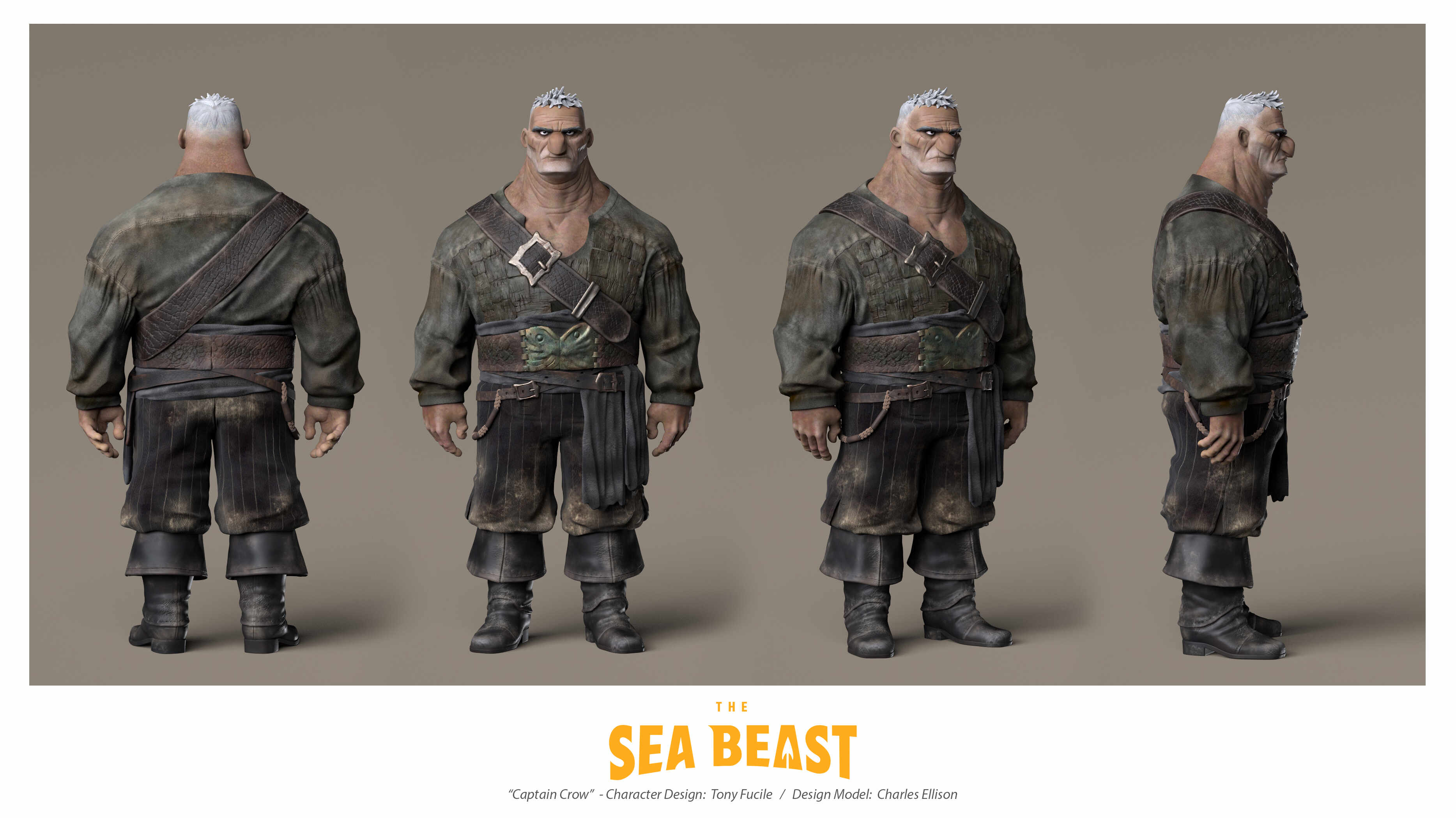 Captain Crow - Netflix Animation's The Sea Beast - ZBrushCentral