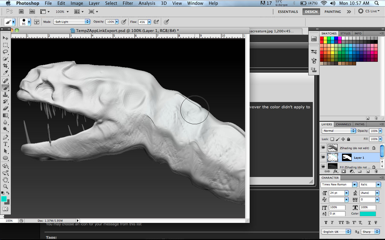 Problem with texturing in photoshop. - ZBrushCentral