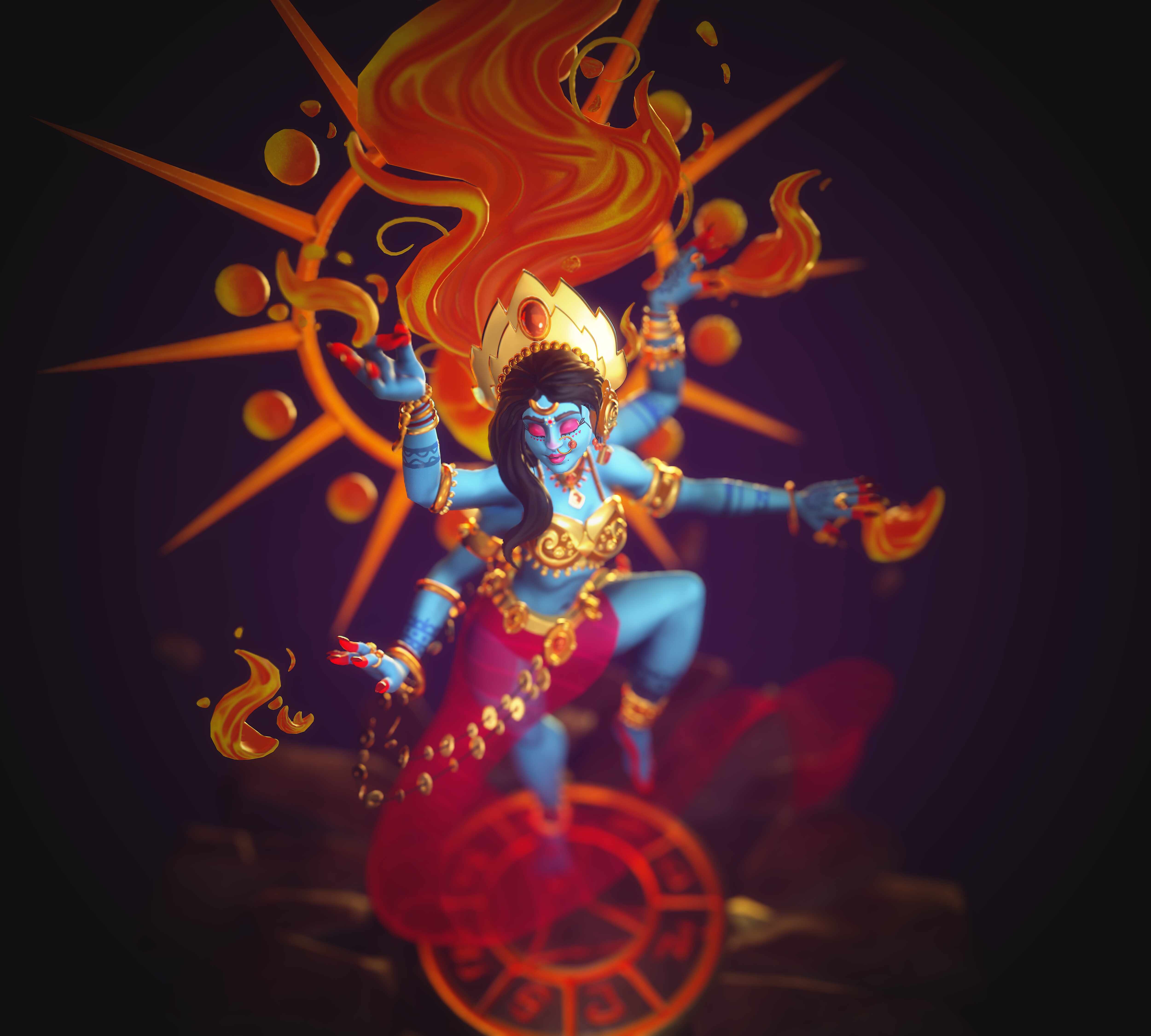 Dancing Maa Kali - ZBrushCentral