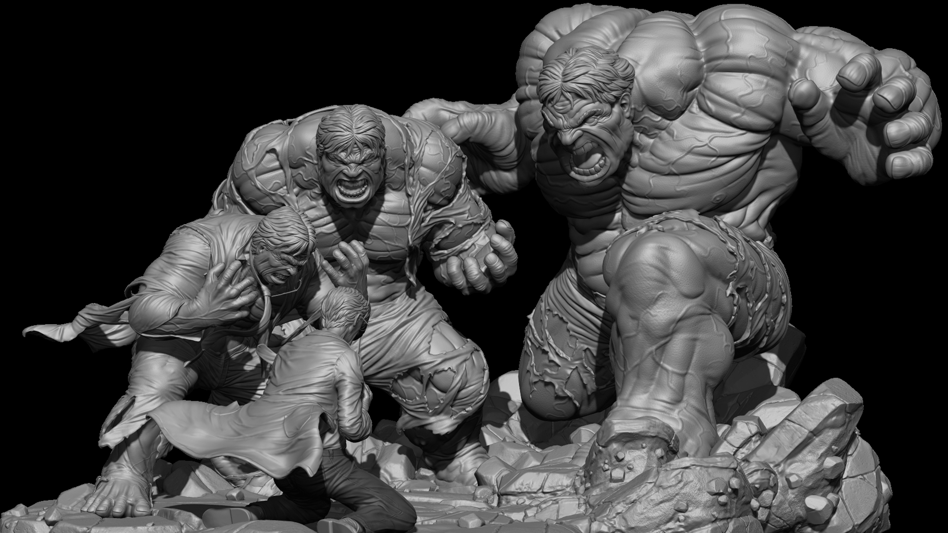 Hulk Transformation FAN-ART - ZBrushCentral