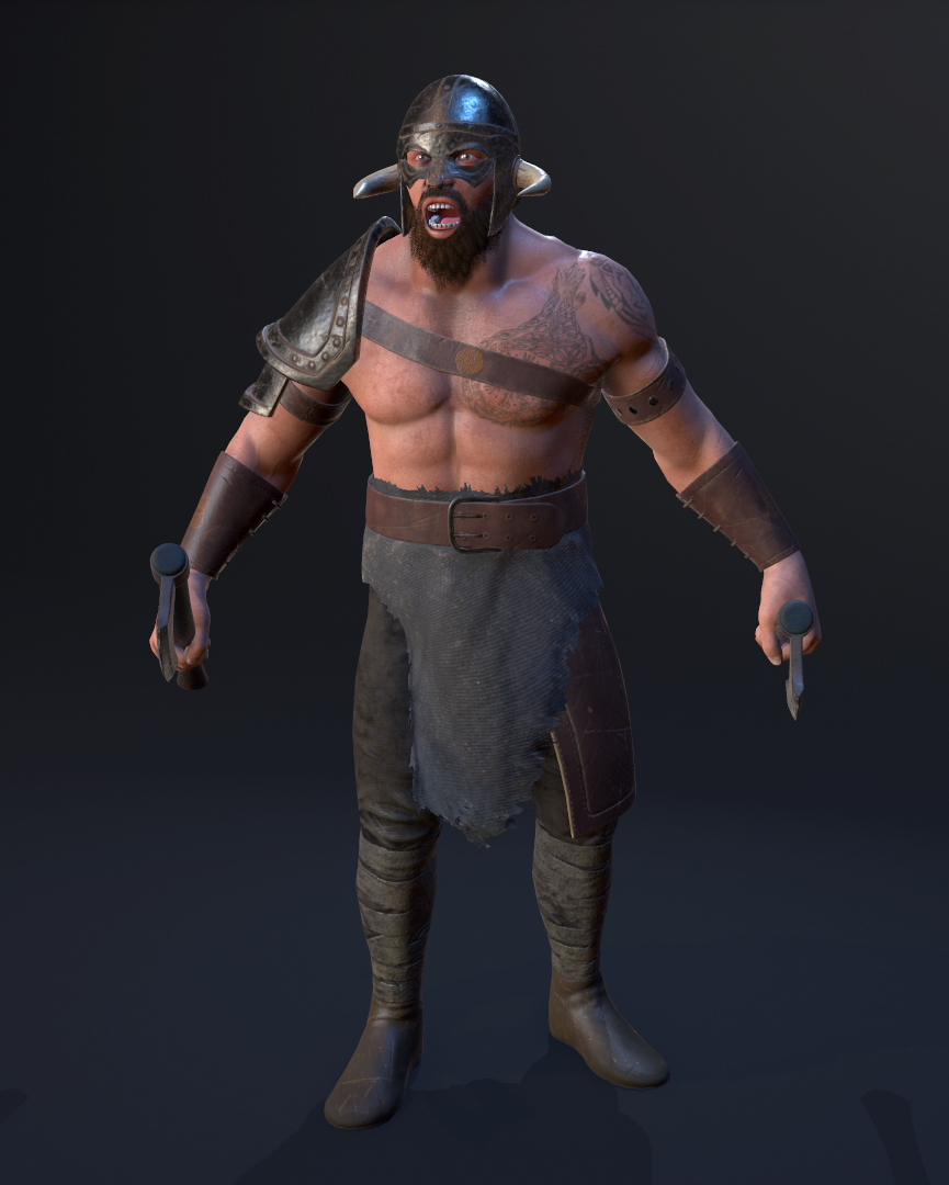 Viking game character - ZBrushCentral