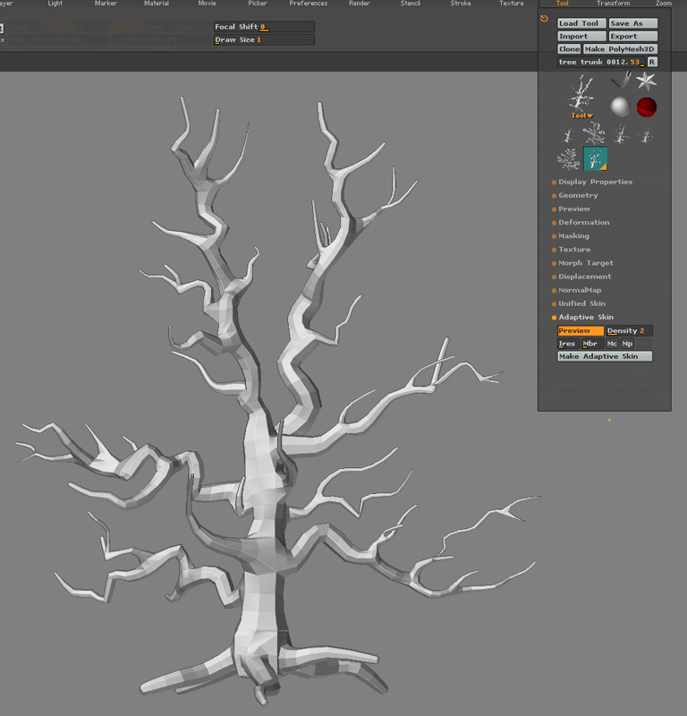 Old Oak Tree Model and texture - ZBrushCentral