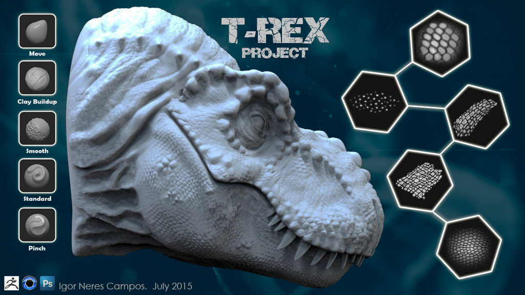 T Rex Project - ZBrushCentral