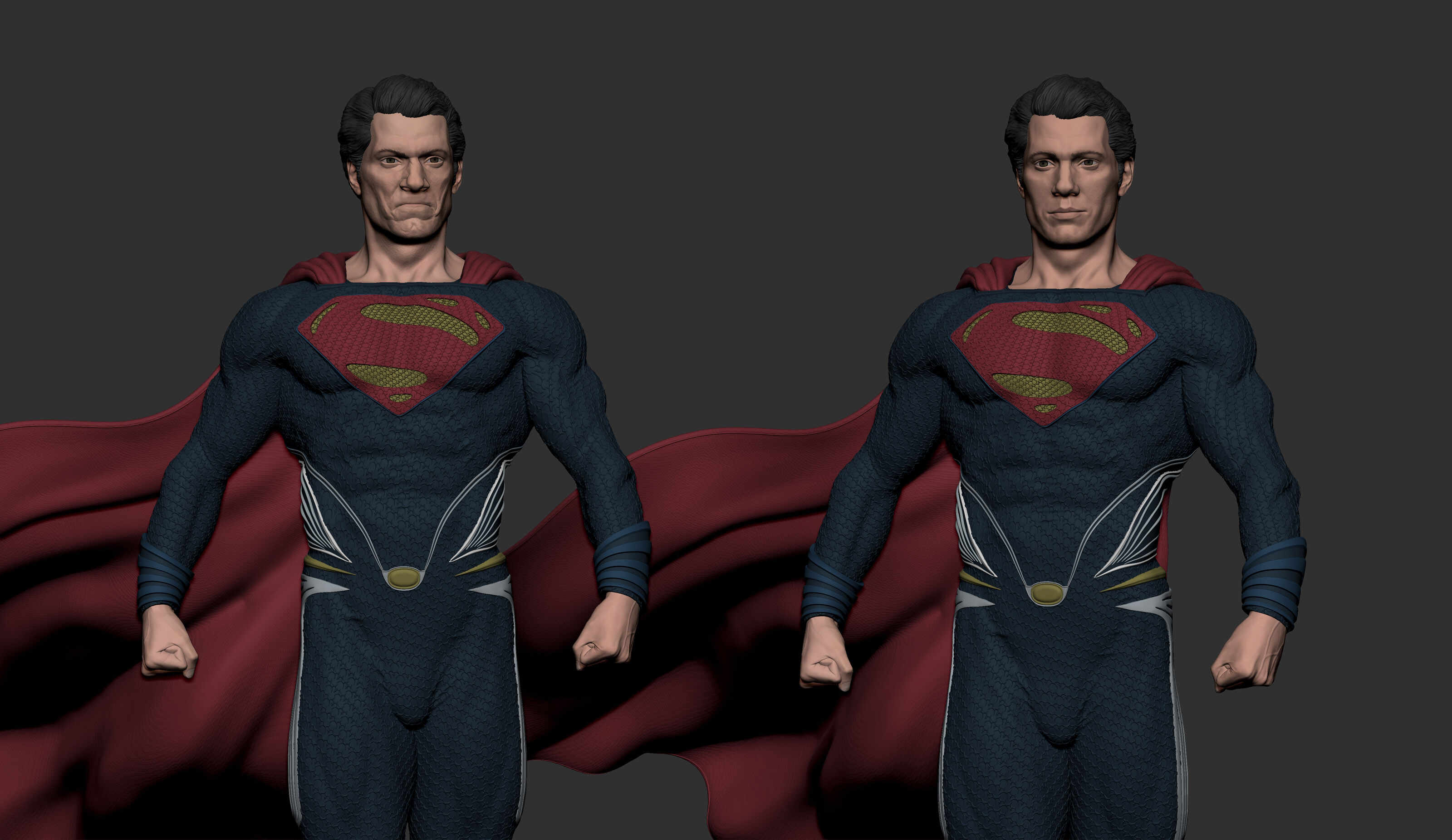 Superman - Henry Cavill Statue - ZBrushCentral