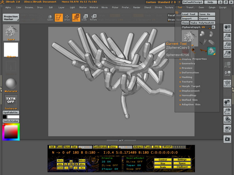 Zsphere limitation? - ZBrushCentral