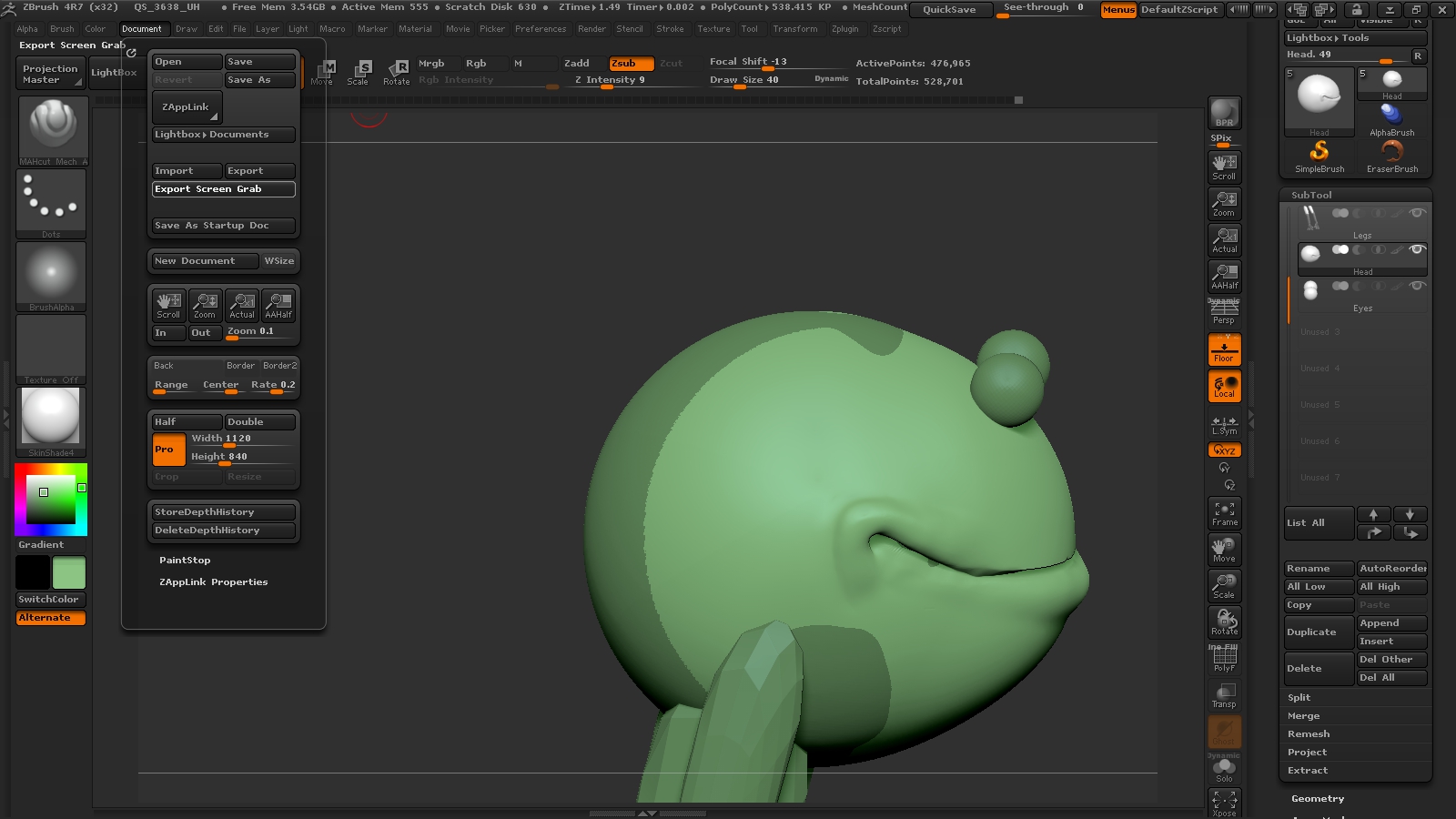 mysterious subtool/masking problem - ideas? - ZBrushCentral