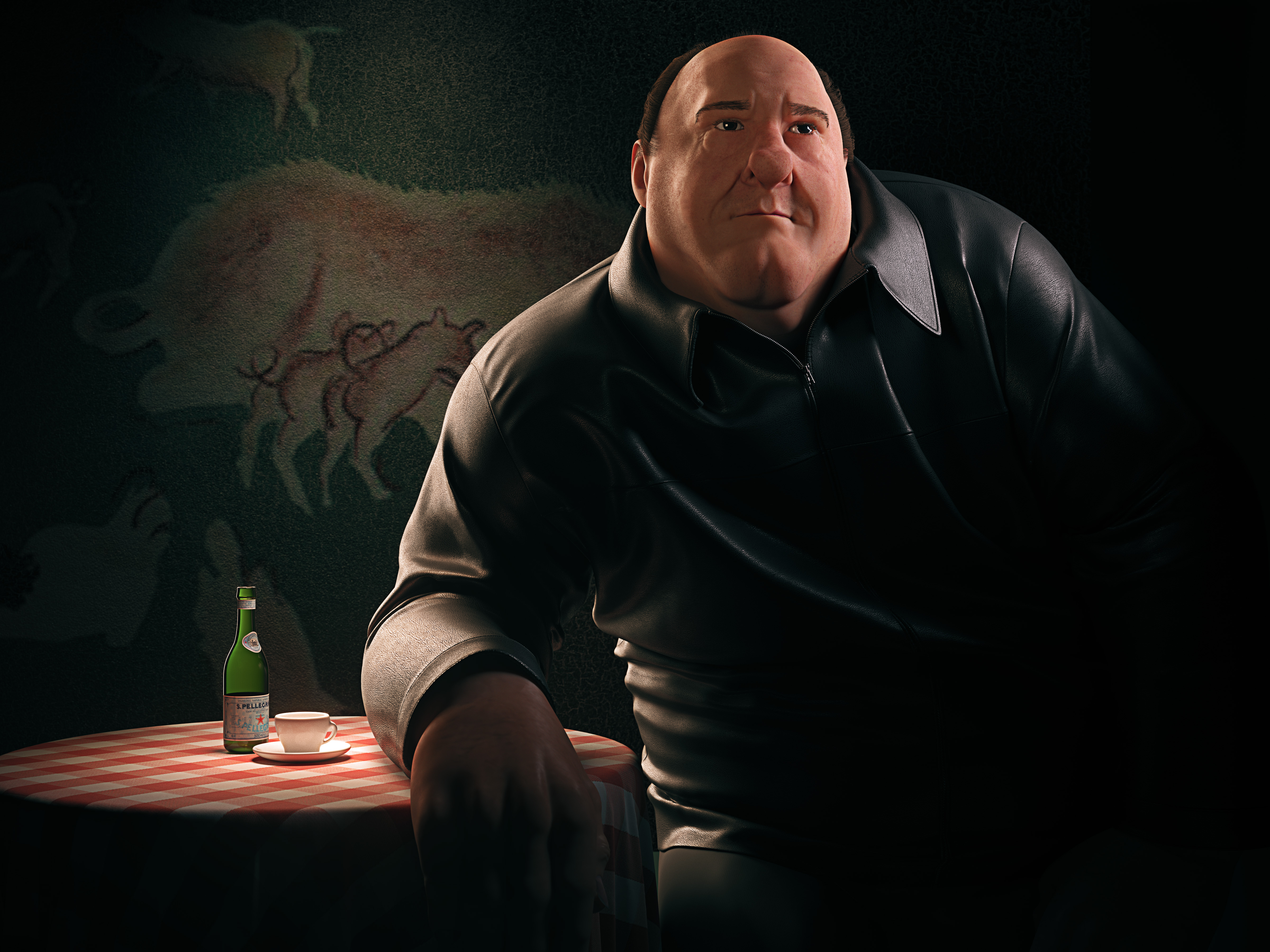 Tony Soprano Render By