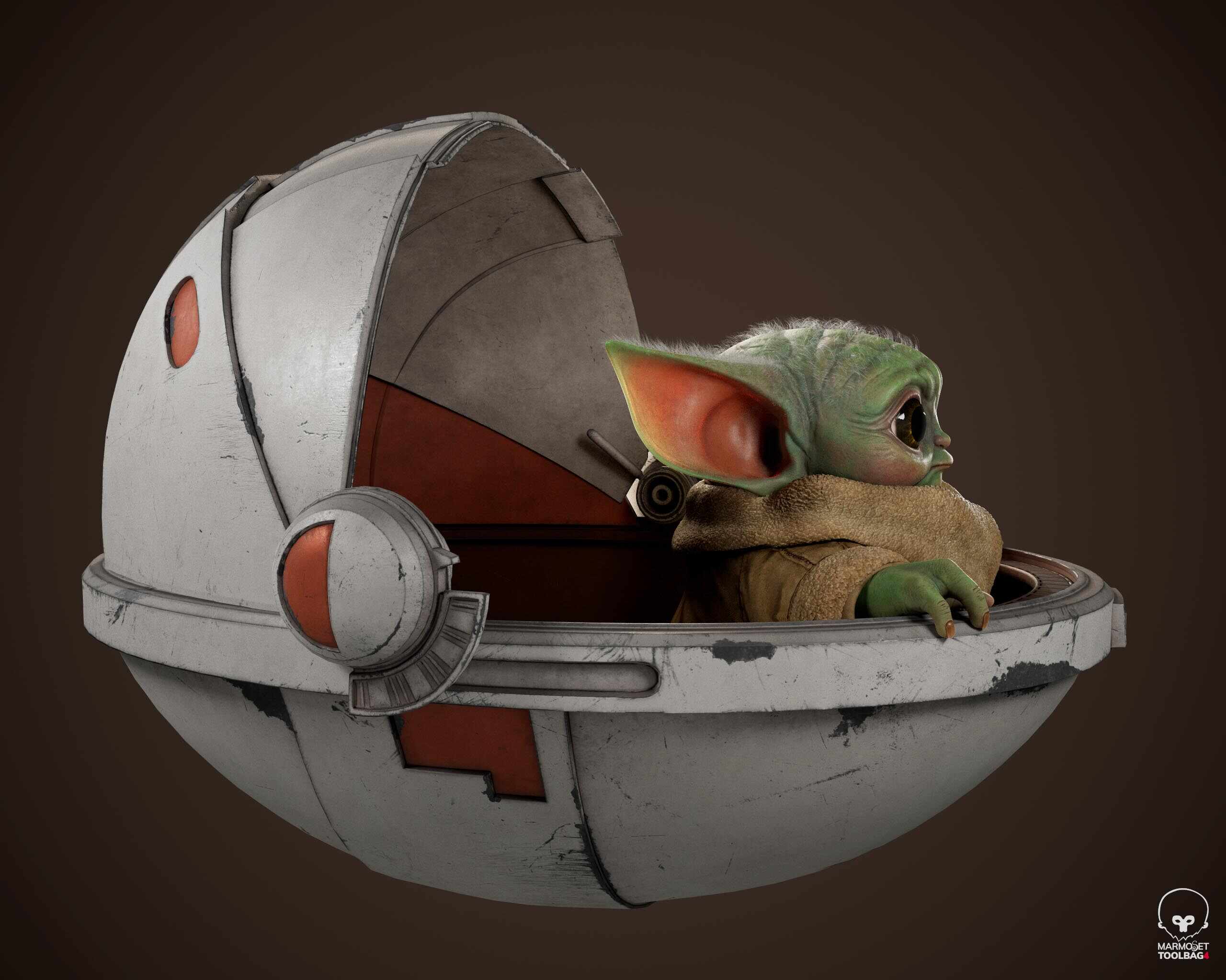 Baby Grogu - ZBrushCentral