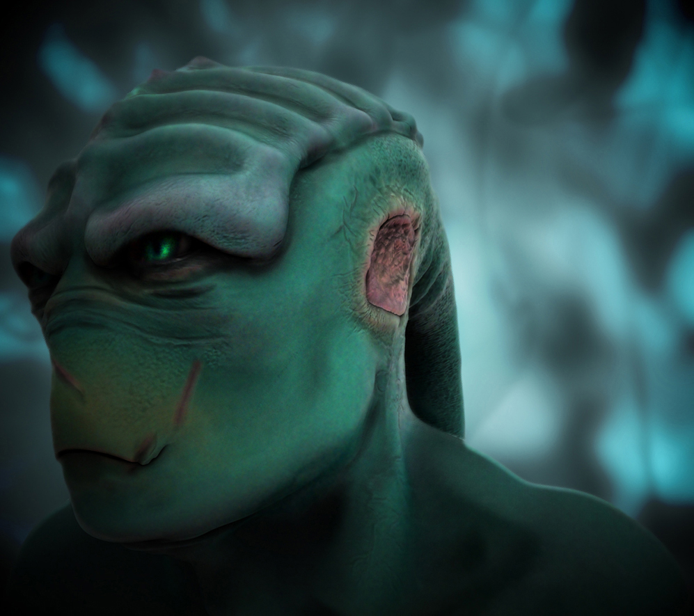Alien Bust - ZBrushCentral