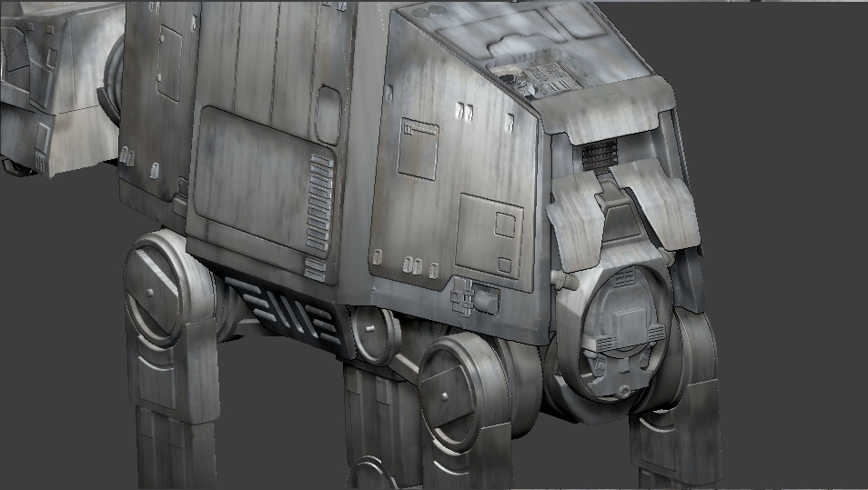 Bferrante WIP 1st attempt of hard surface modeling entirely in Zbrush ...