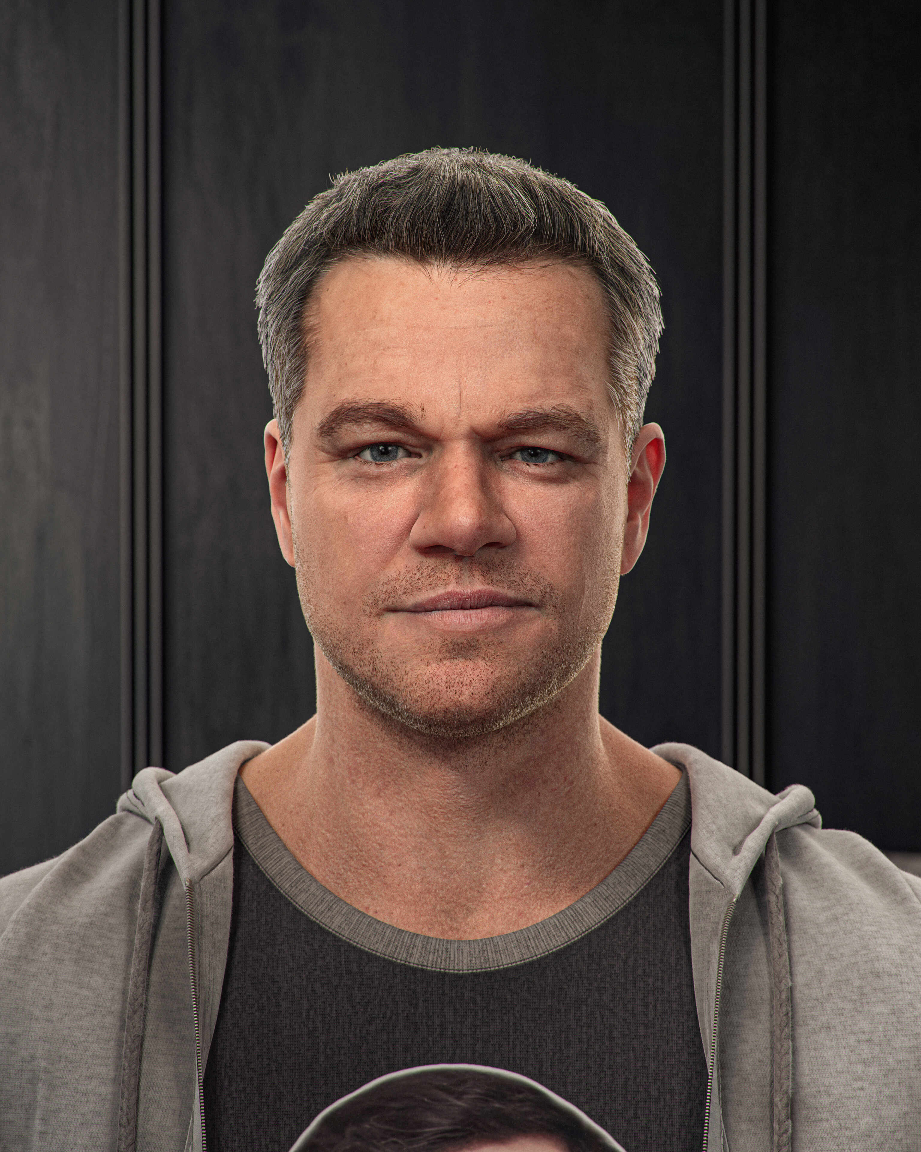 Matt Damon realistic 3D Model - ZBrushCentral