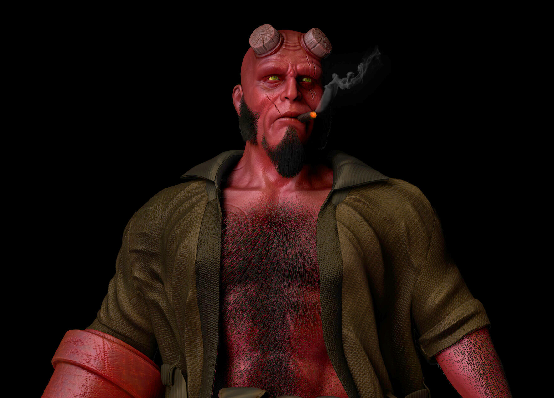 Hellboy - ZBrushCentral