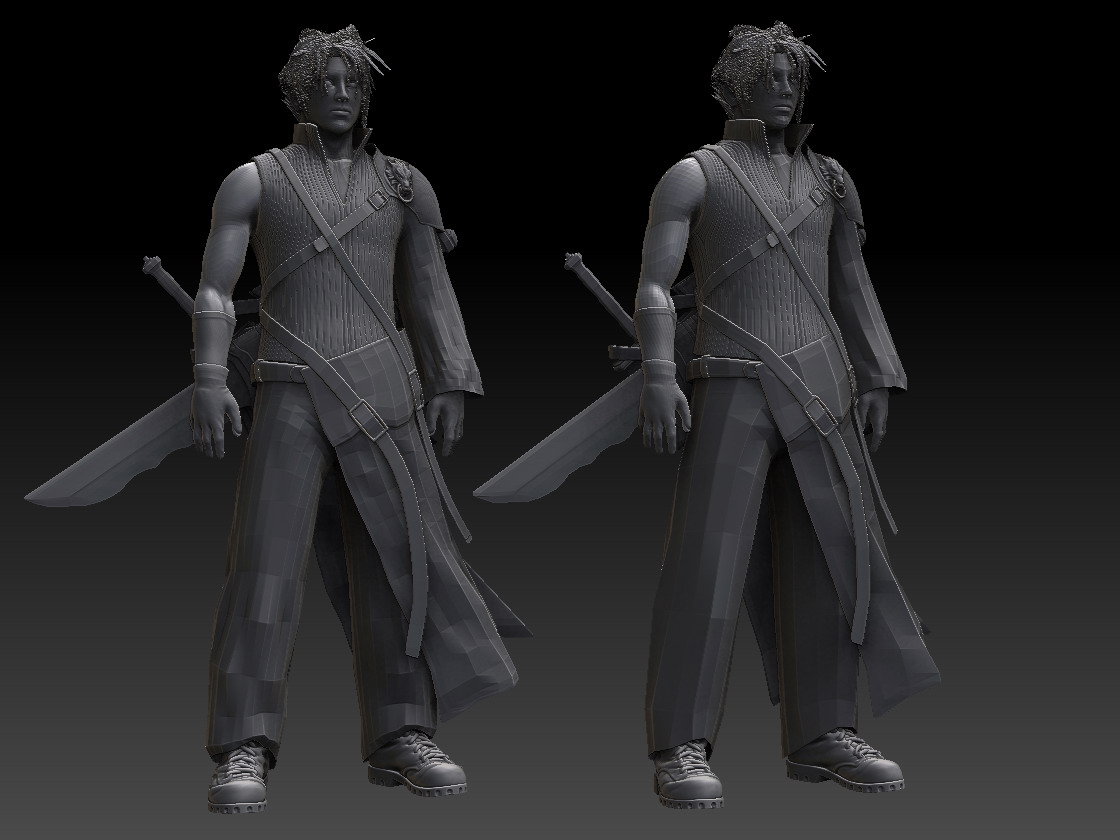 Cloud Strife - ZBrushCentral