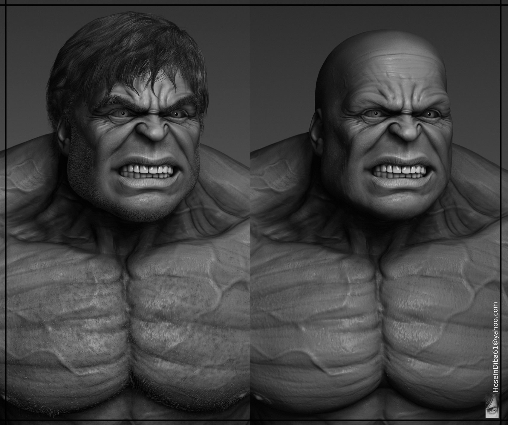 The Incredible Hulk - ZBrushCentral