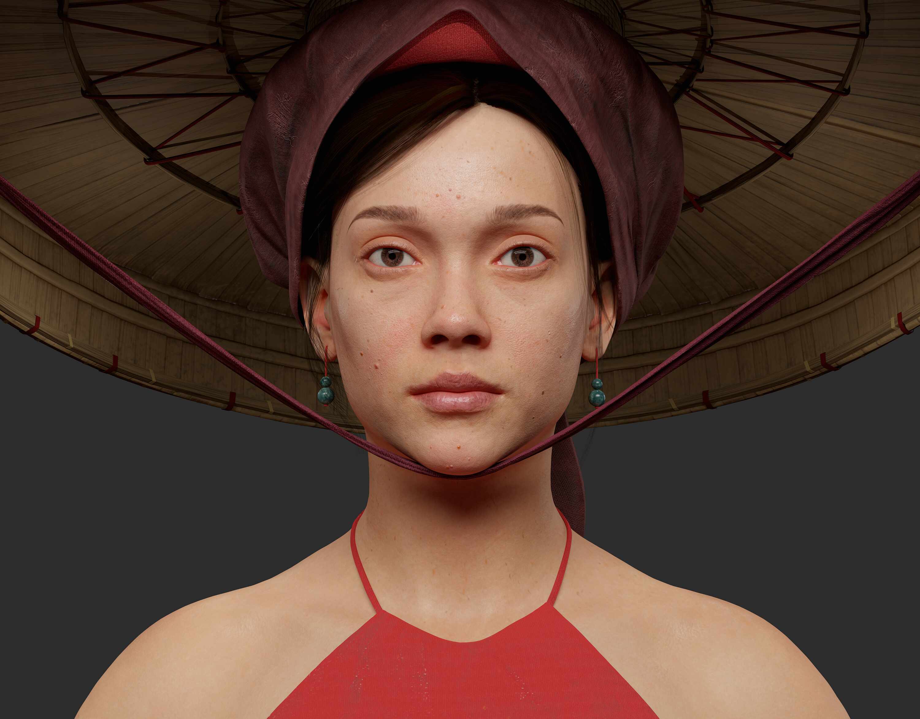 Realistic Female Asia Character - ZBrushCentral