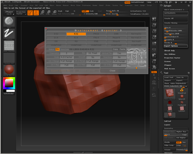 Displacement problem MD3 - ZBrushCentral