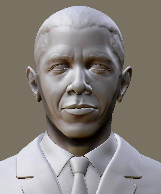 Barack Obama WIP / Peter Konig Conceptual WIP - ZBrushCentral