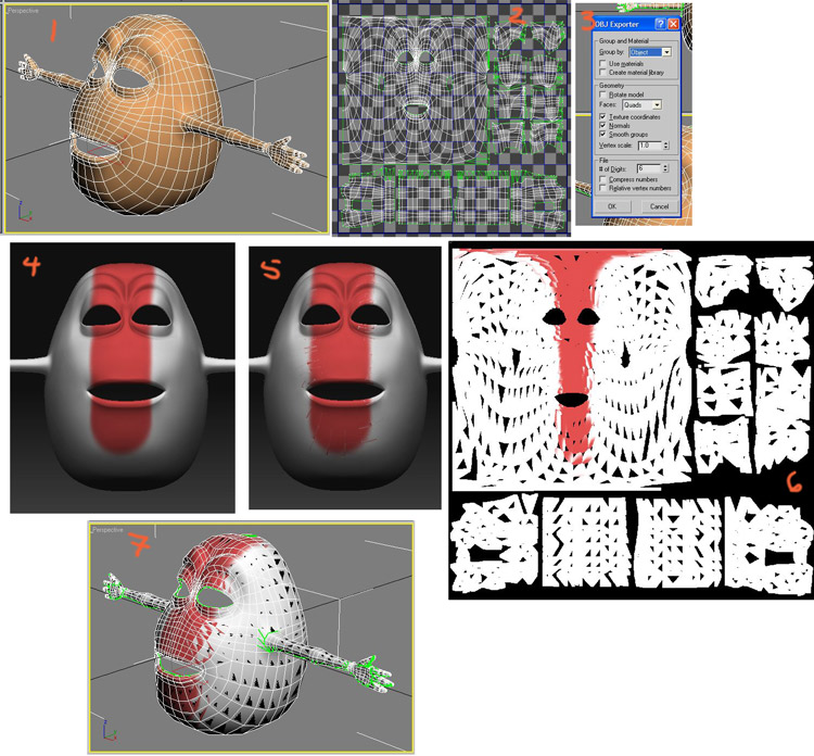 Trouble exporting painted obj back to max 9 - ZBrushCentral