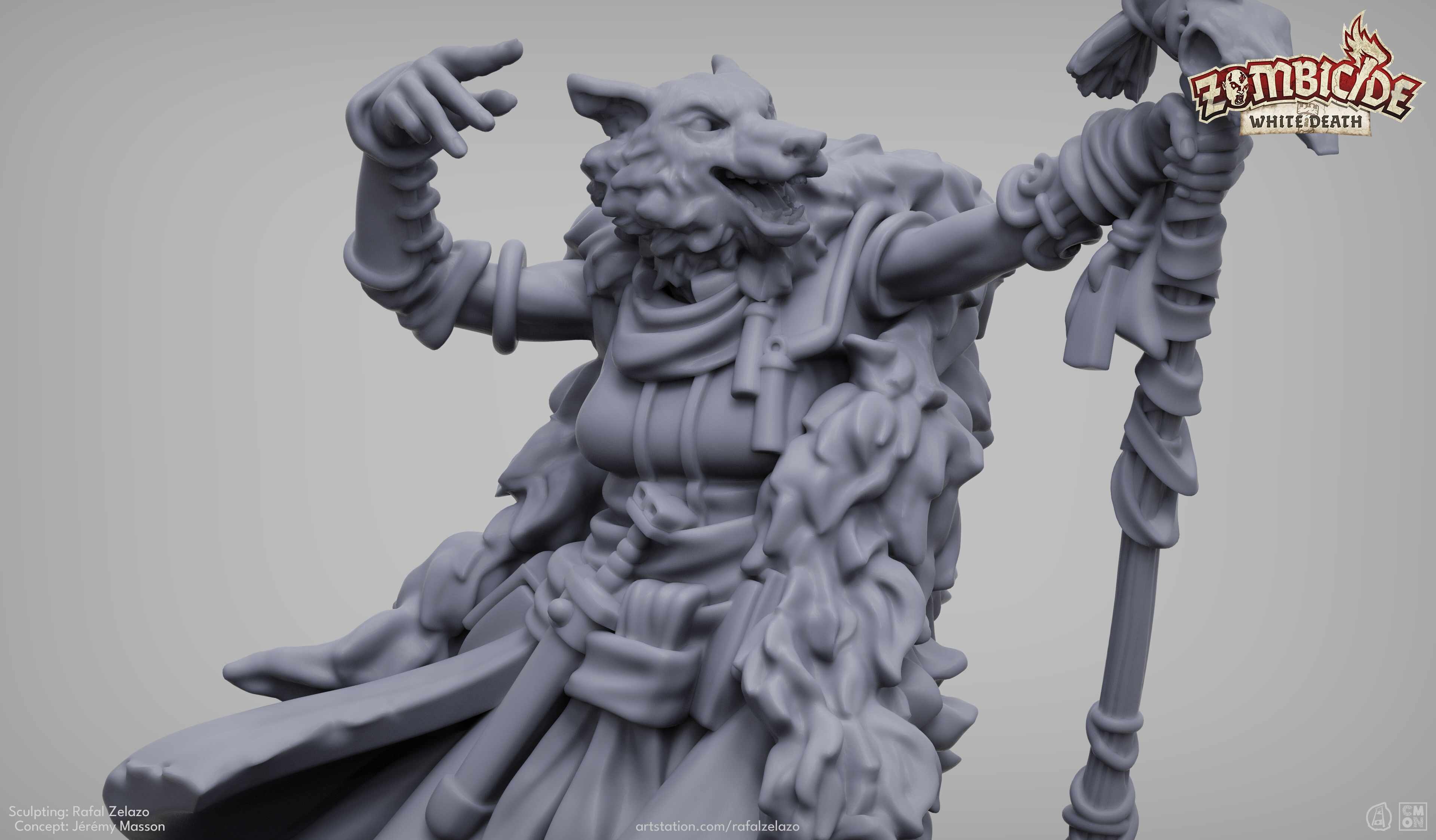 Zombicide White Death miniatures - characters - ZBrushCentral