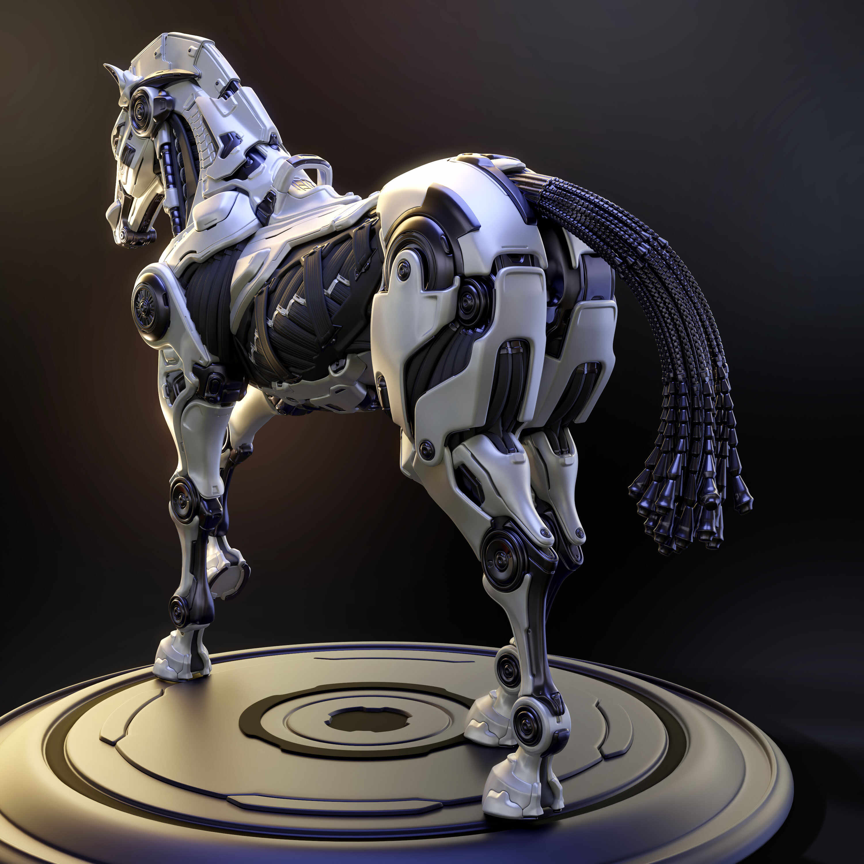 Technopunk Horse - ZBrushCentral