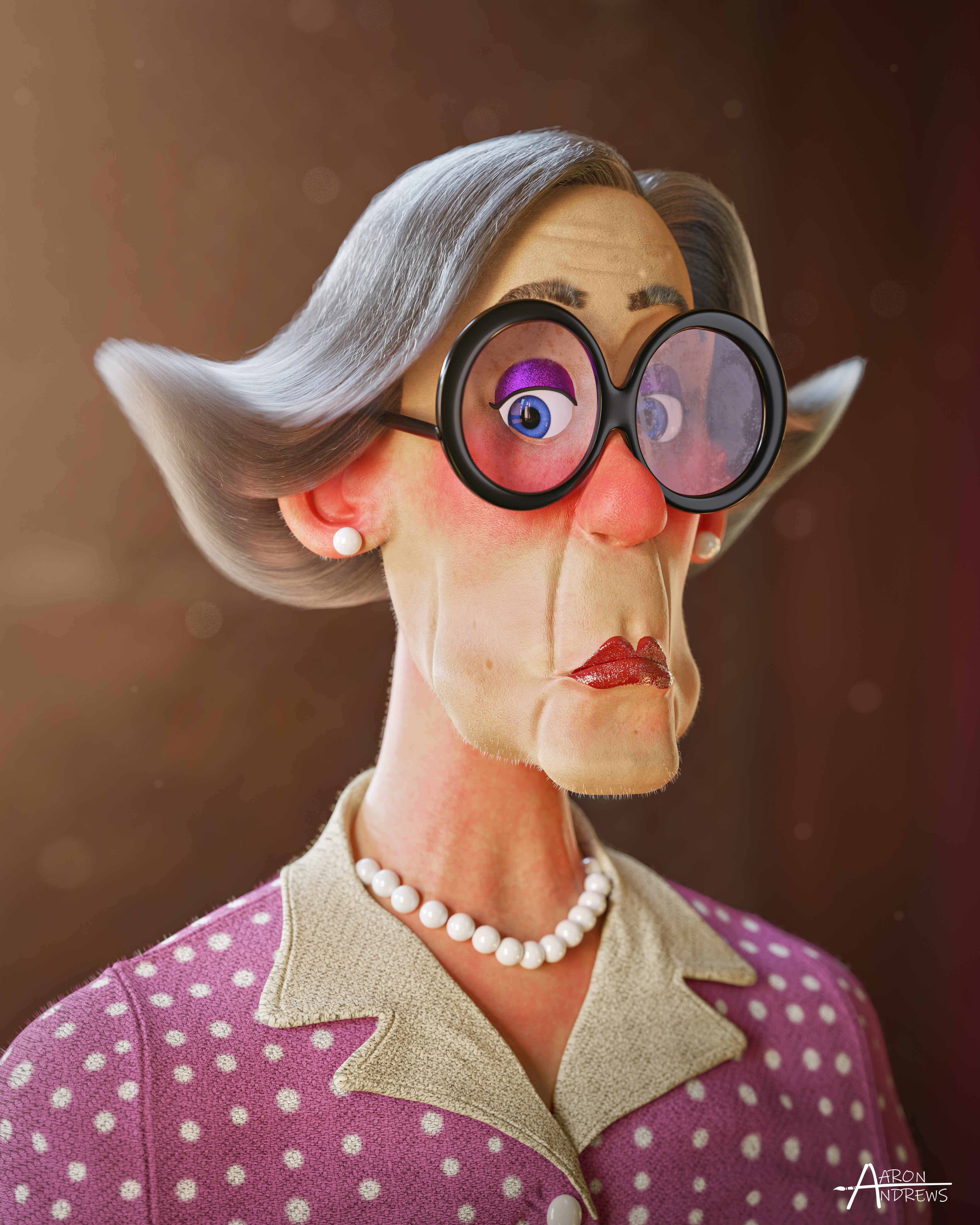 Old Lady Character - ZBrushCentral