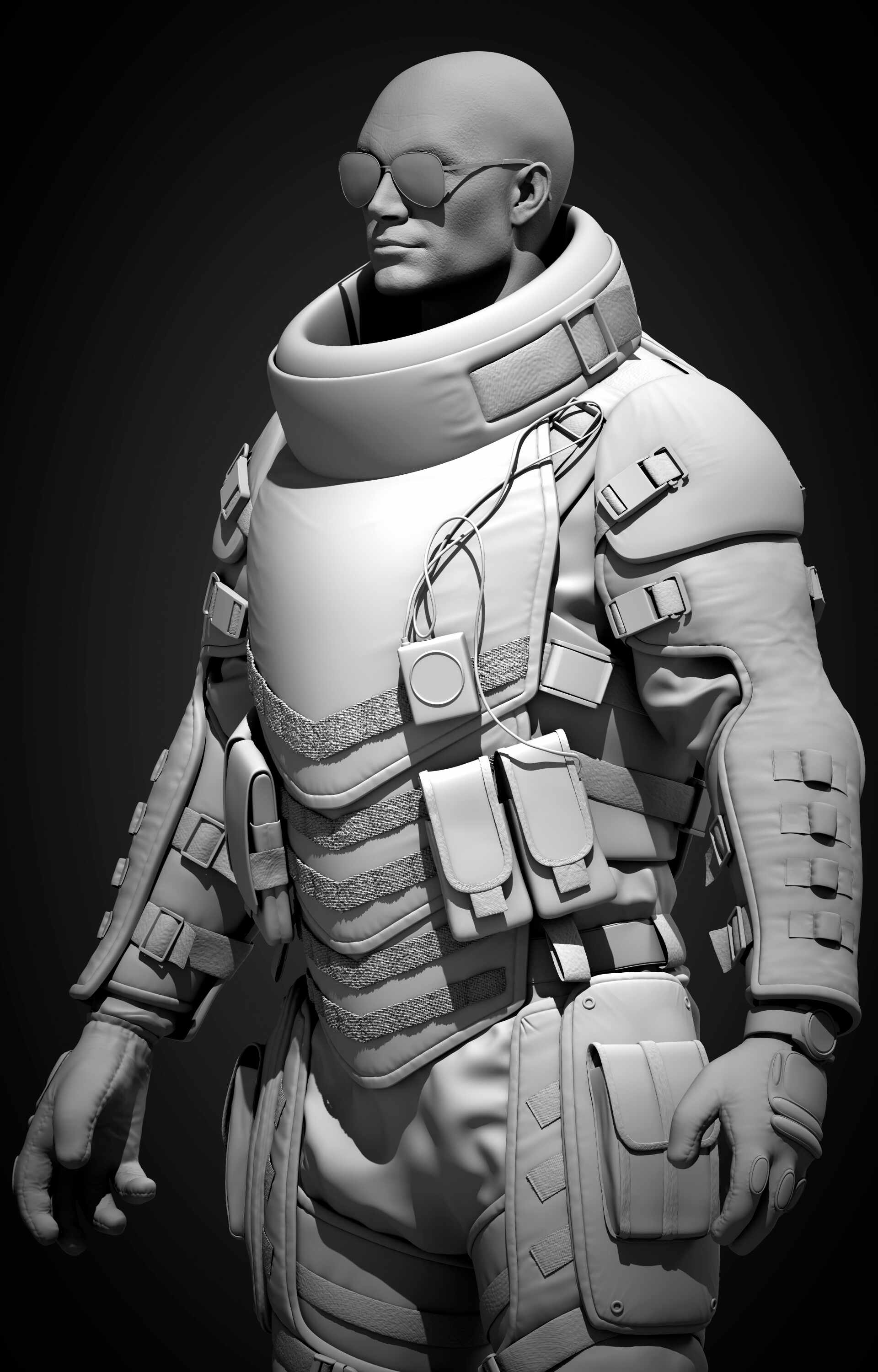 Warrior - 3D Character Model - Game Art - ZBrushCentral