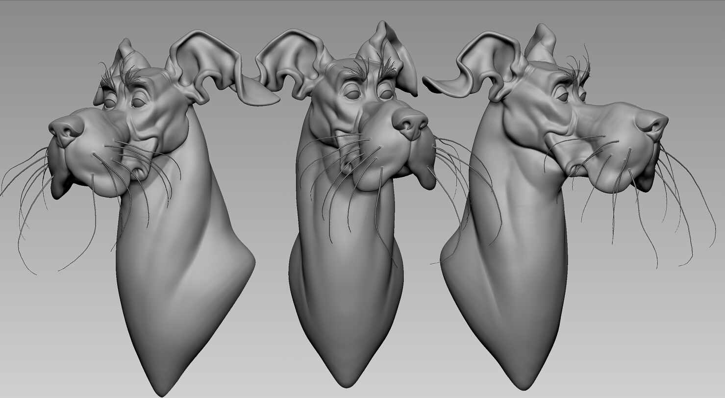 Stylized Dog - ZBrushCentral