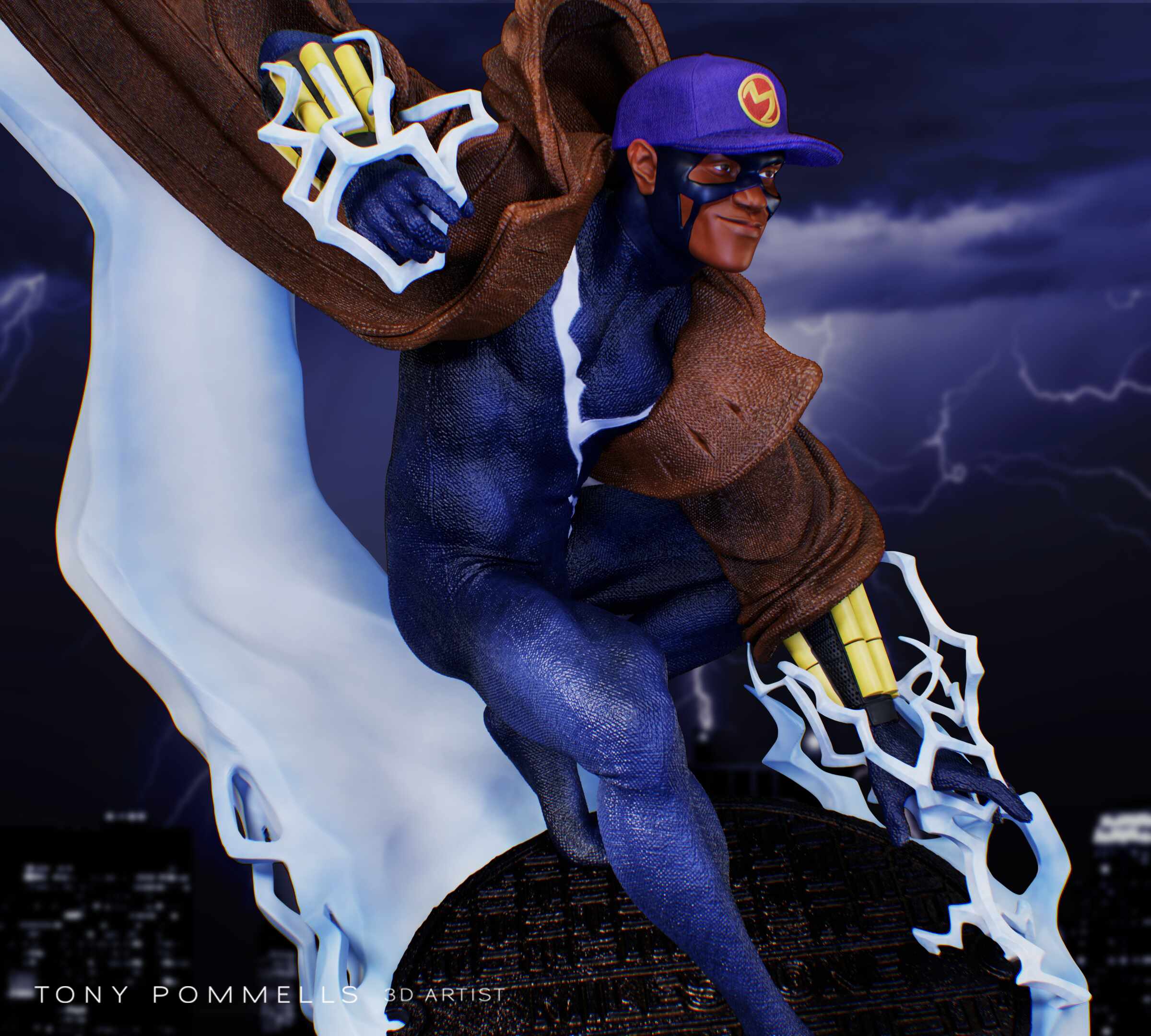 Static Shock - Collectible Fan Art - ZBrushCentral