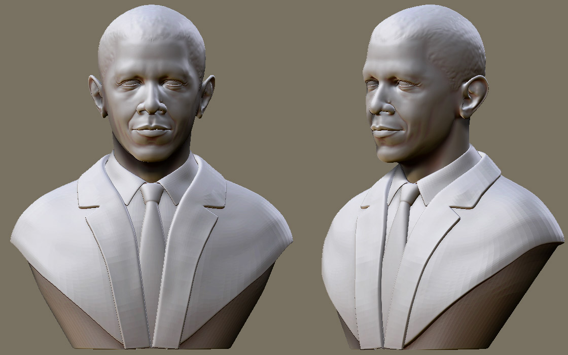 Barack Obama WIP / Peter Konig Conceptual WIP - ZBrushCentral