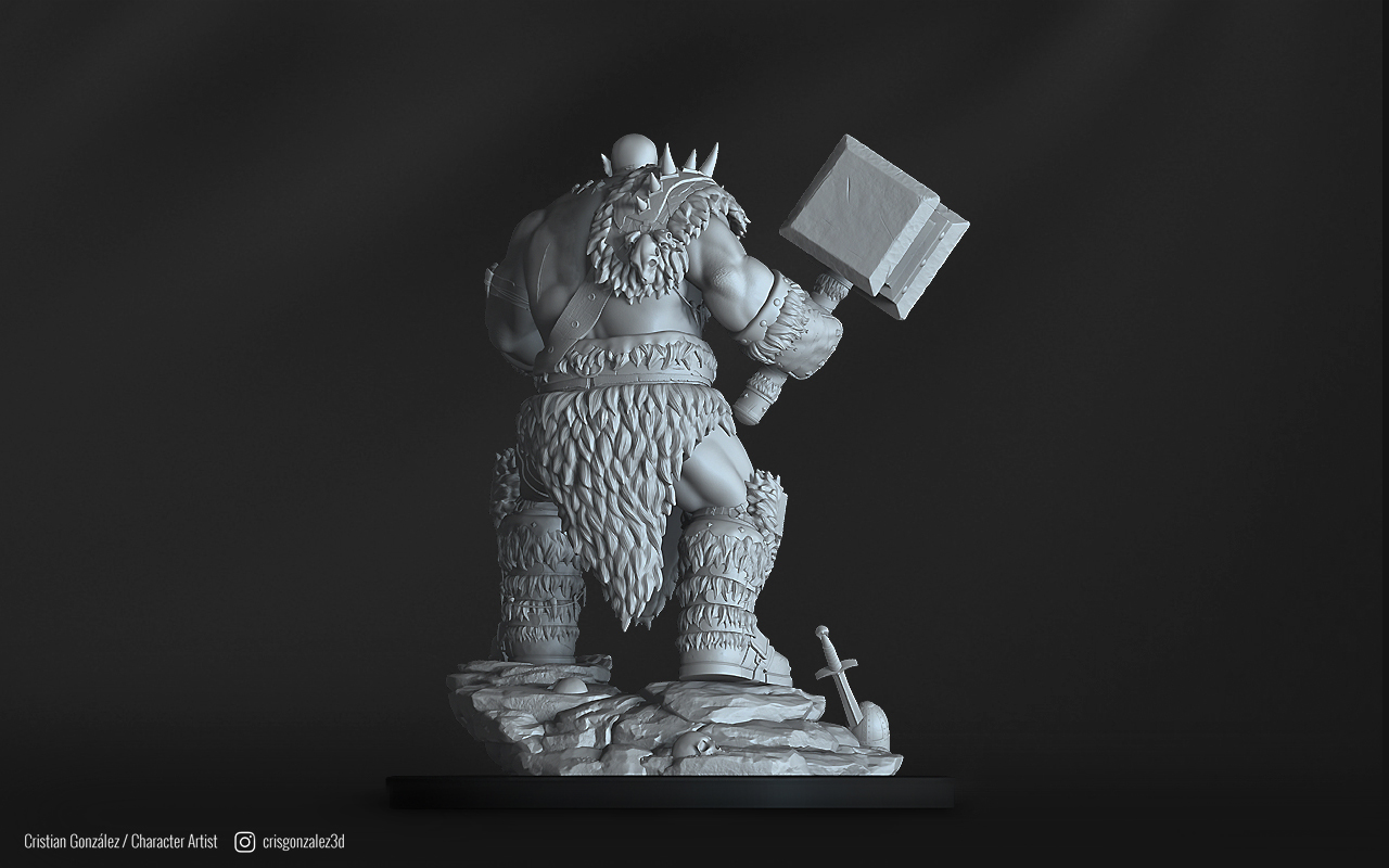 Orgrim Doomhammer - ZBrushCentral
