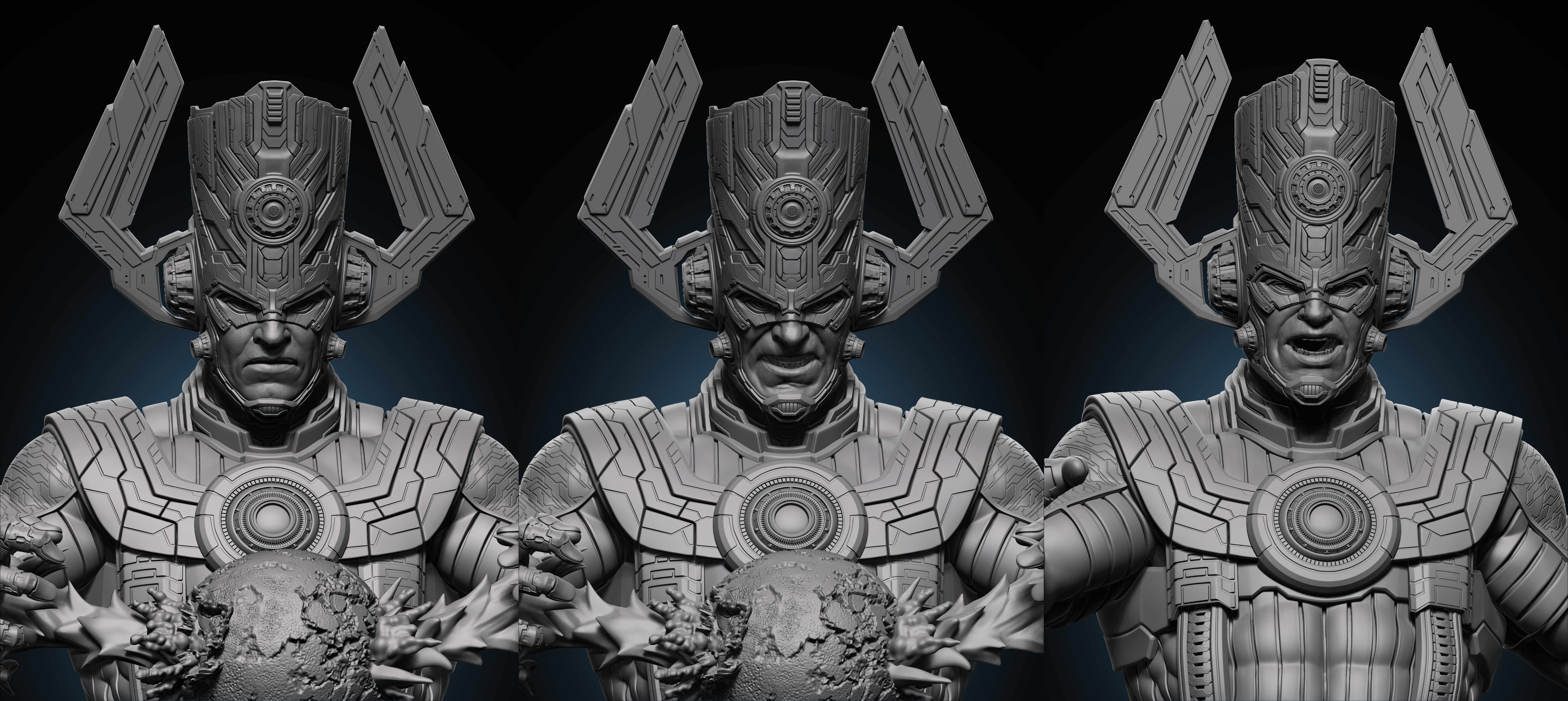 Galactus Statue 1/4 - ZBrushCentral