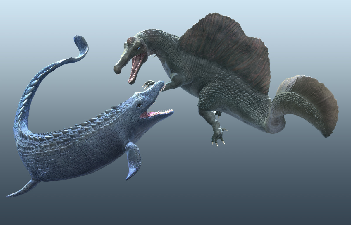 Spinosaurus v Mosasaurus - ZBrushCentral Spinosaurus v Mosasaurus - ZBrushCentral