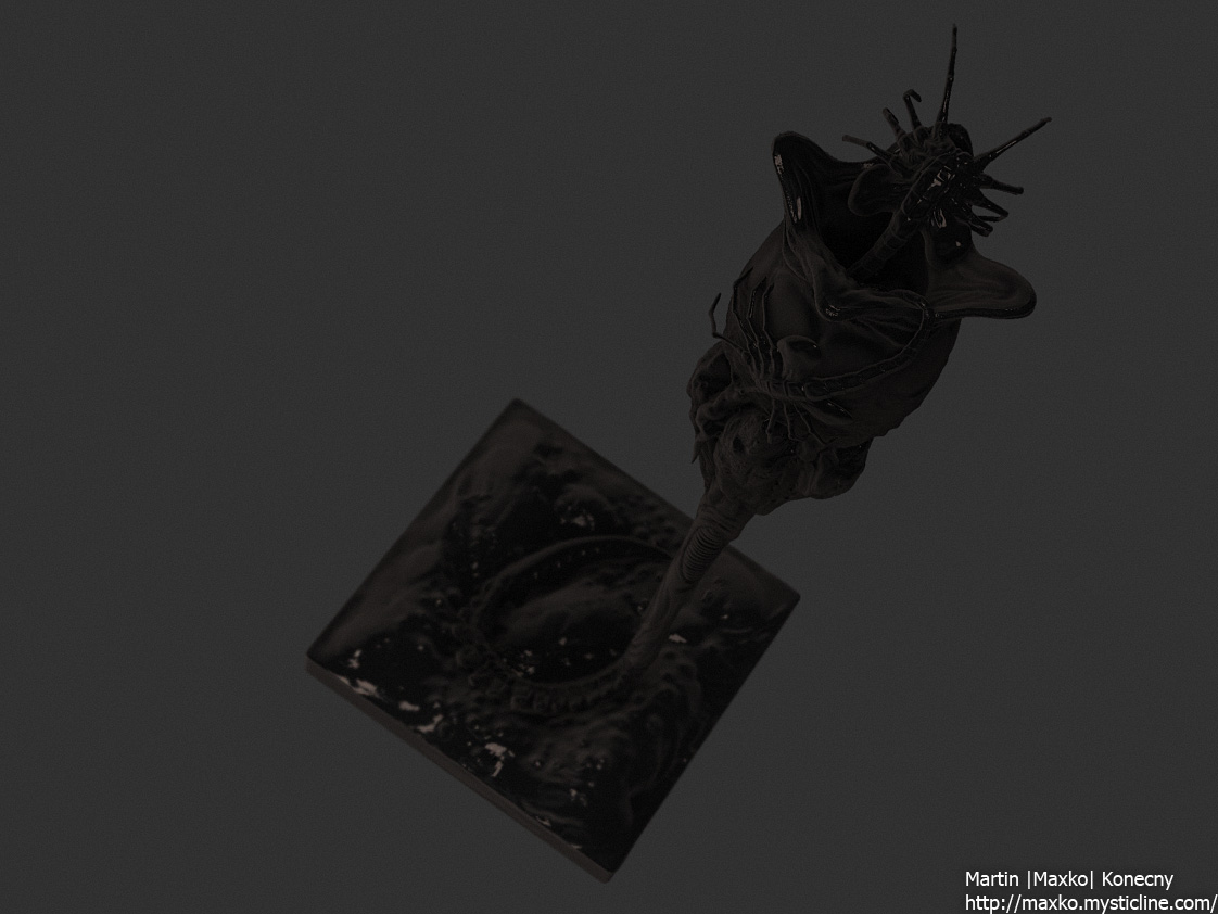 Magical Gigers Alien Staff - ZBrushCentral