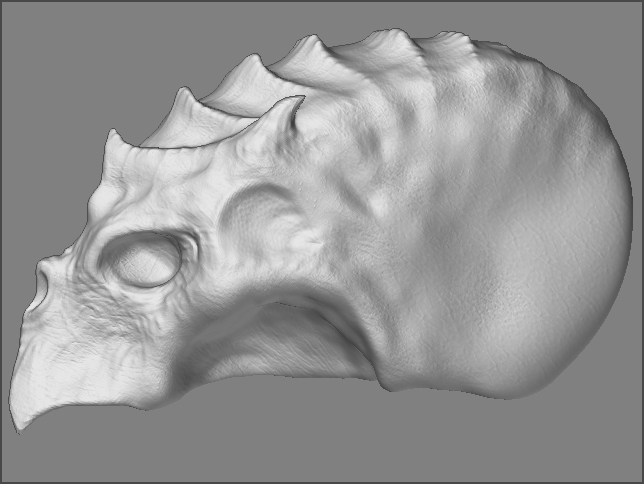 First creation: Alien skull - ZBrushCentral