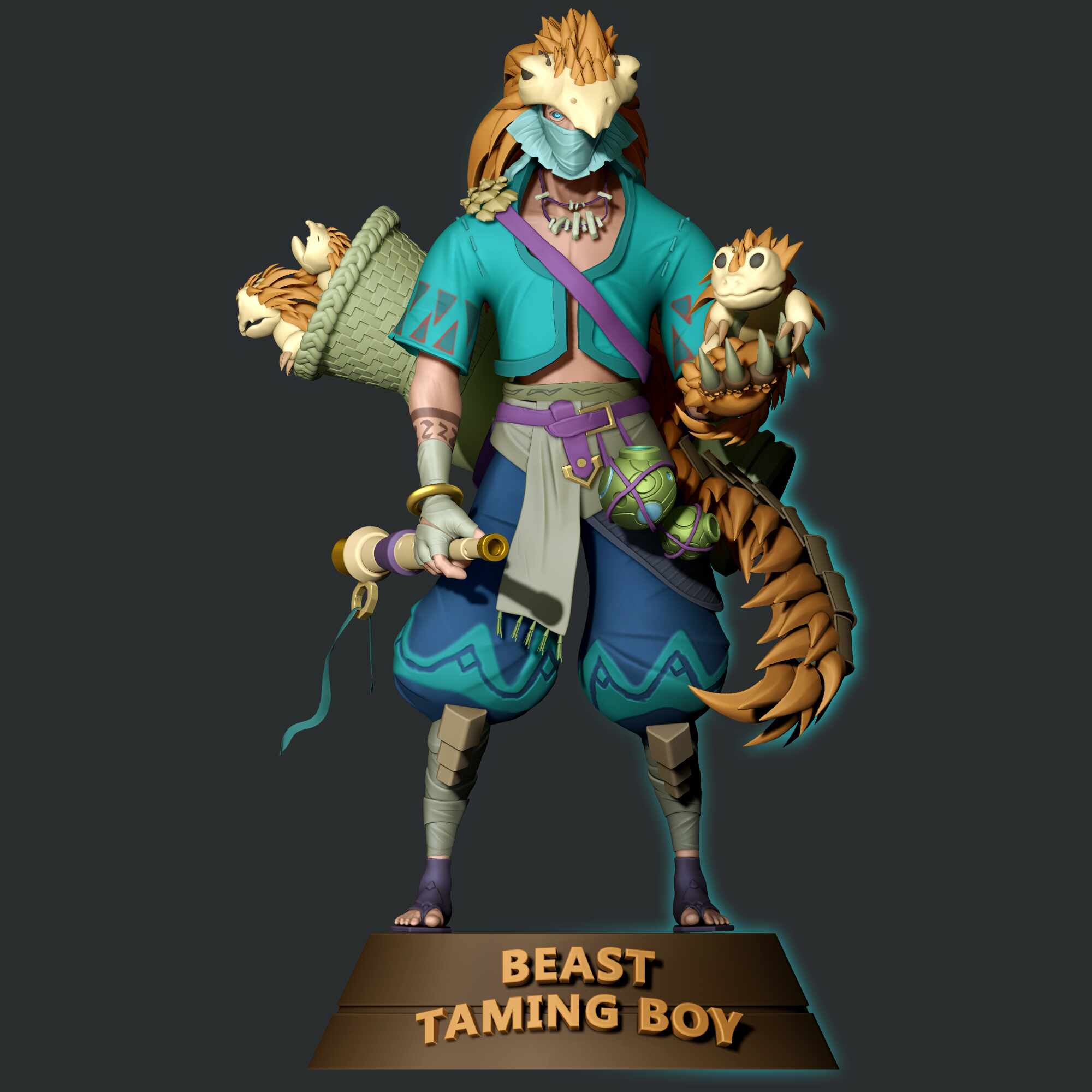 Beast Taming Boy - ZBrushCentral