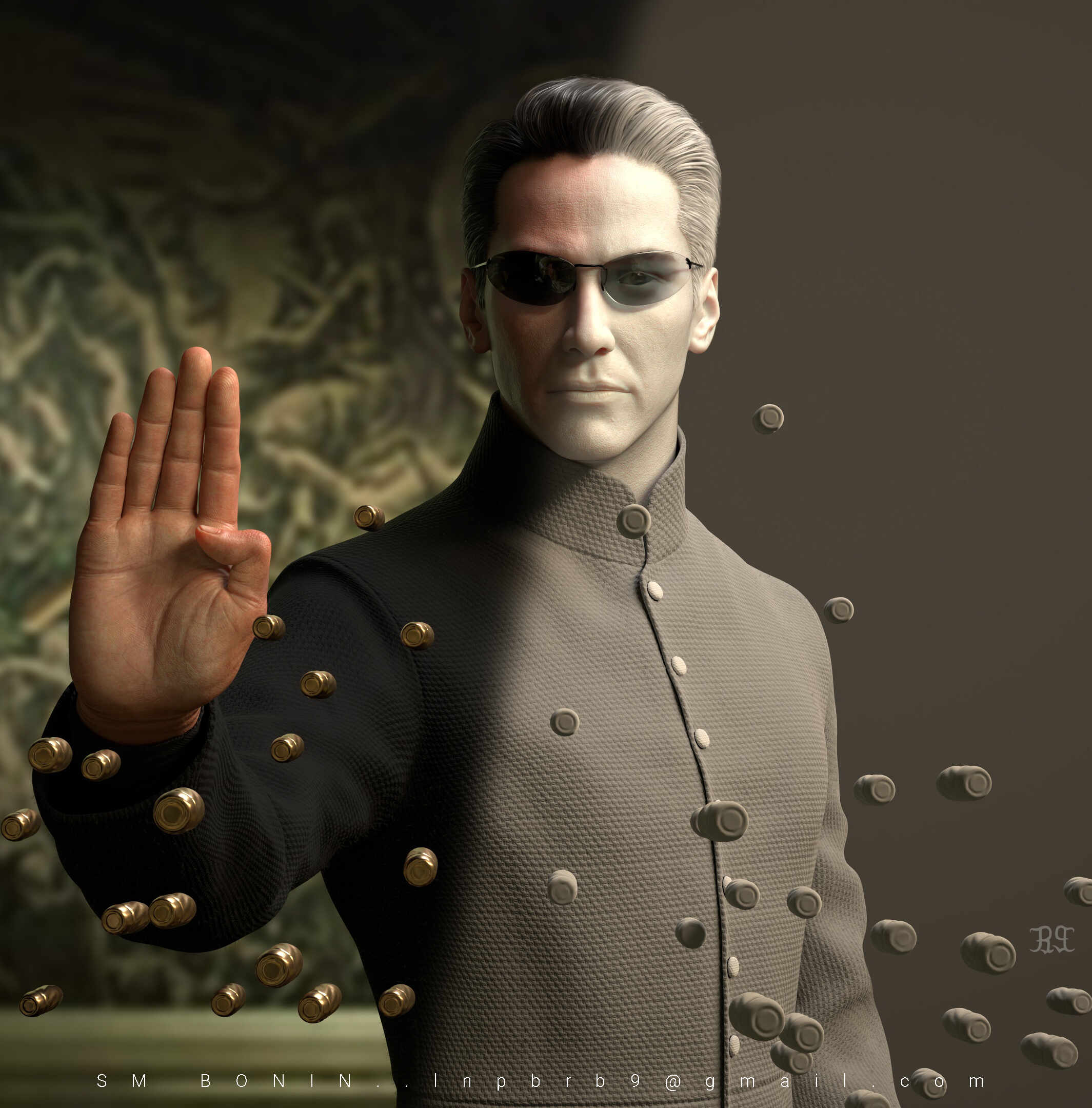 Neo (Keanu reeves) The Matrix - ZBrushCentral