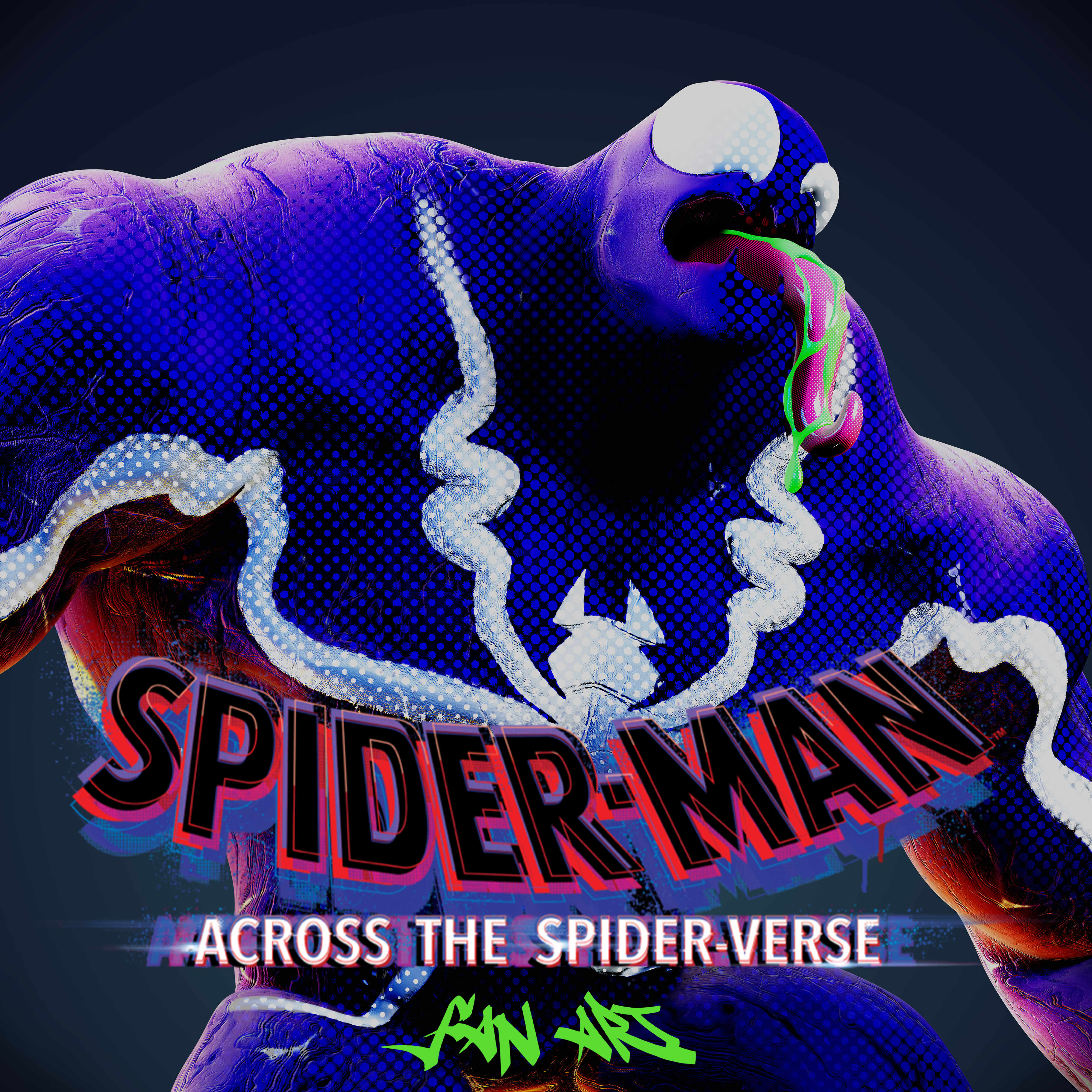 Venom - Spider-Man: Across the Spider-Verse Fan Art - ZBrushCentral