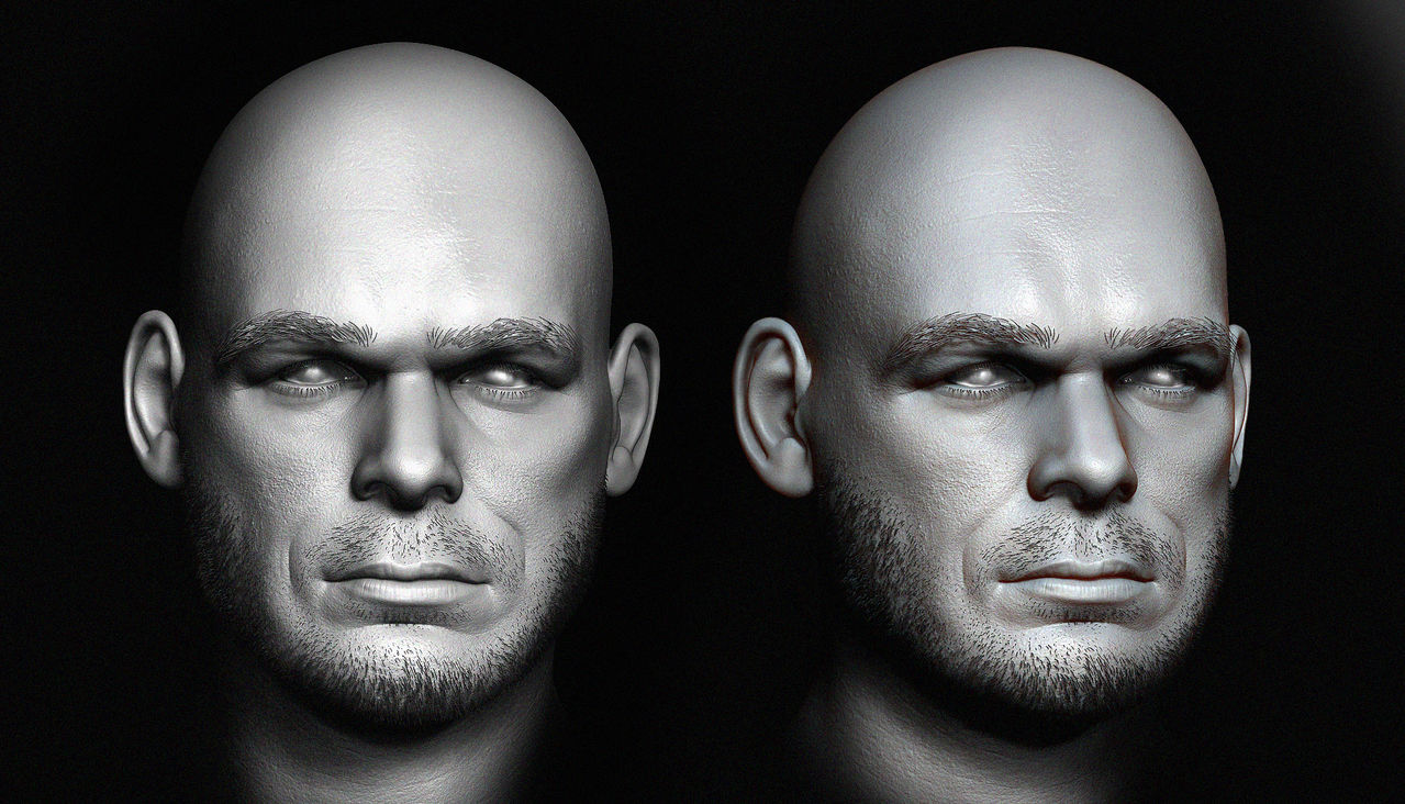 Realistic head study - ZBrushCentral