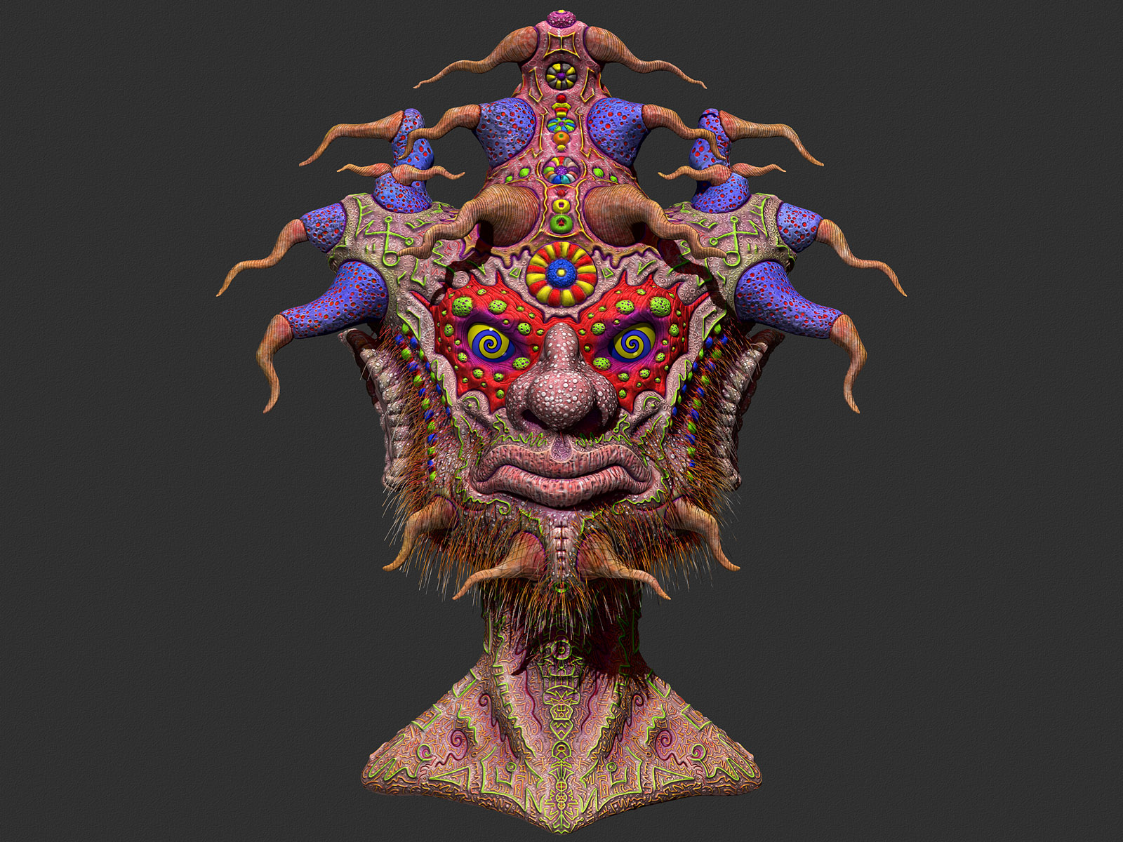 Turnip Faced Goat Monster - ZBrushCentral