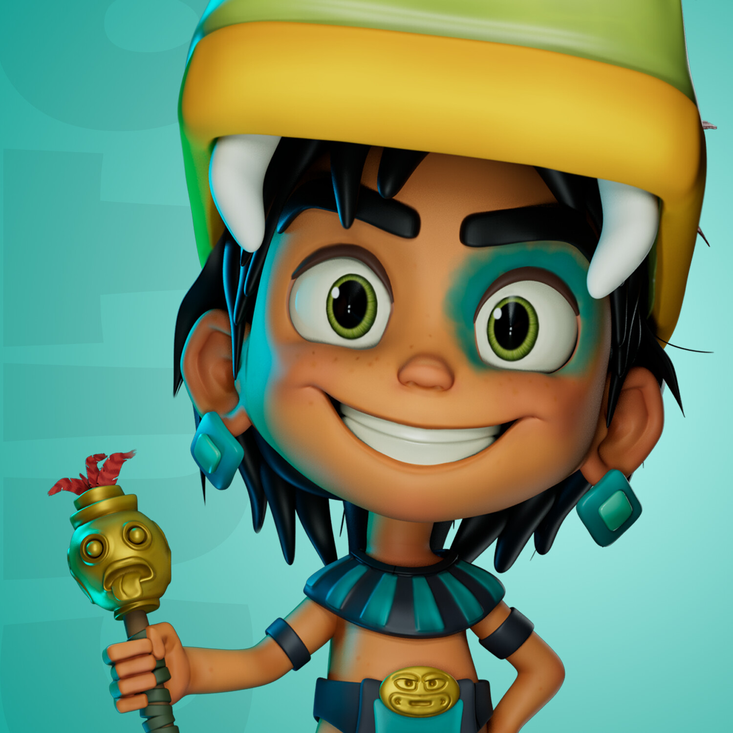 Guto, the Aztec boy - ZBrushCentral
