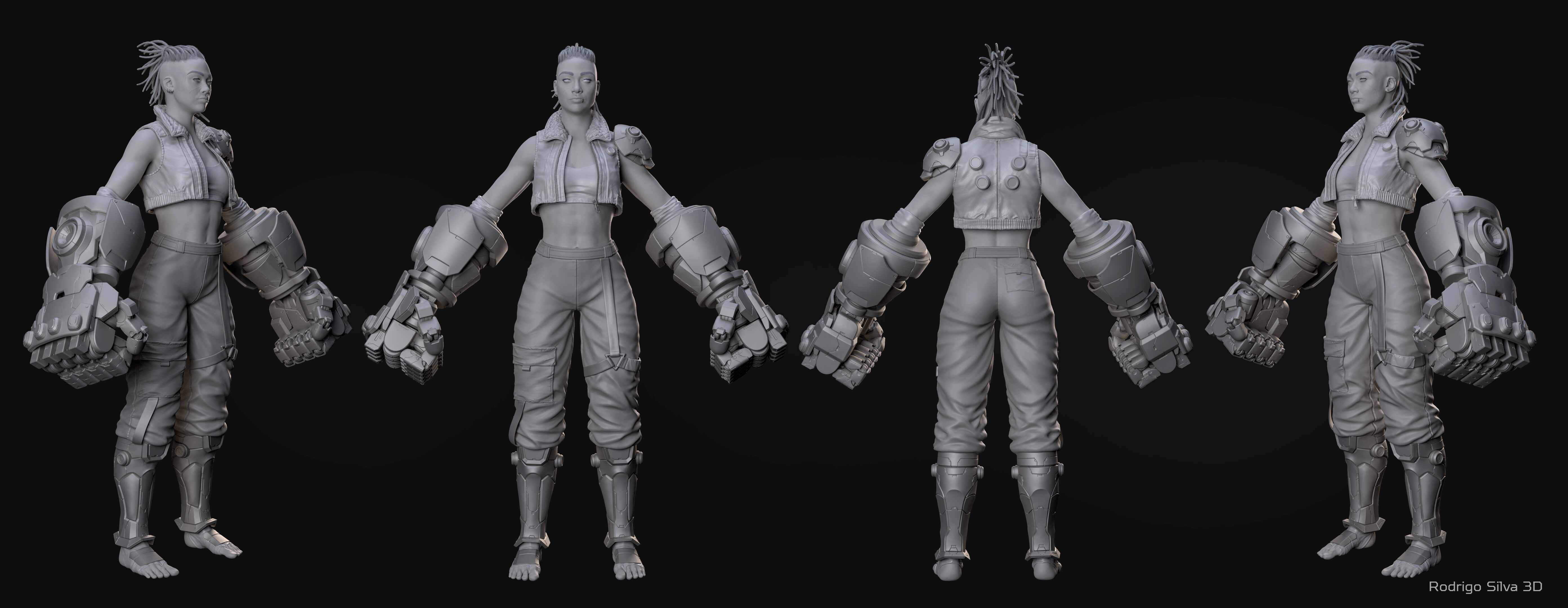 Neagley : Game Character - Real-Time - ZBrushCentral